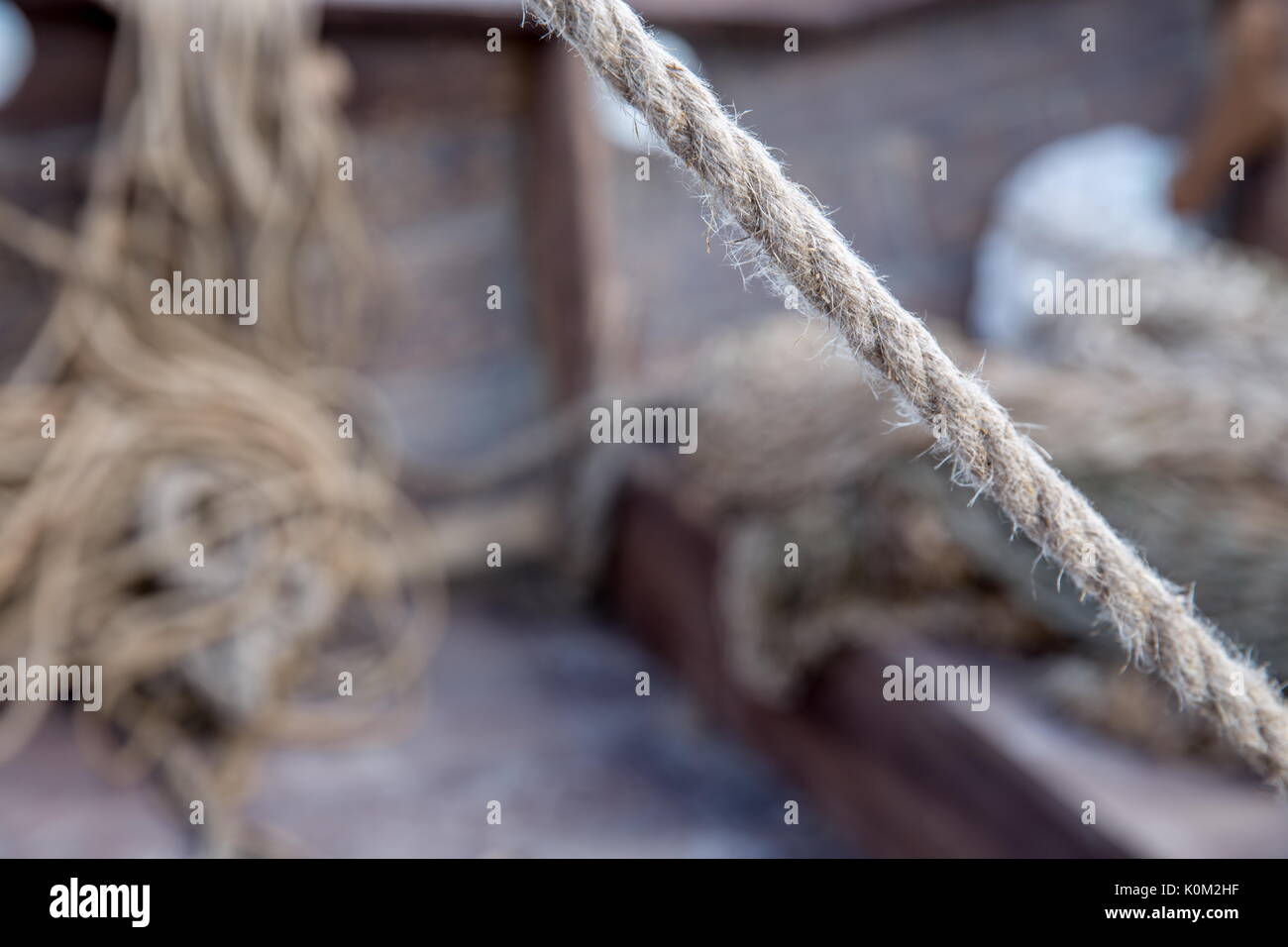 Fishing boat block and tackle hi-res stock photography and images - Alamy