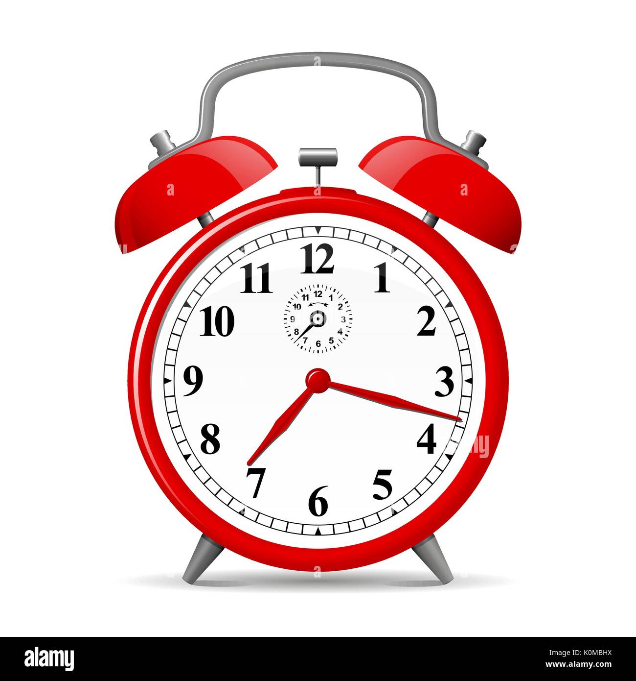 Vintage alarm clock, Stock Vector Images - Alamy