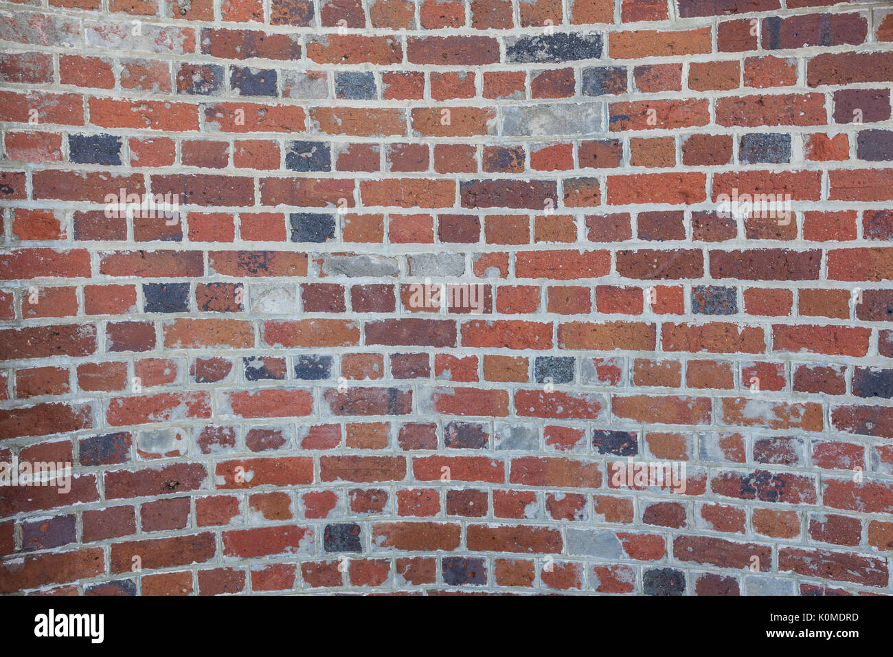 Old round brick wall texture background Stock Photo - Alamy
