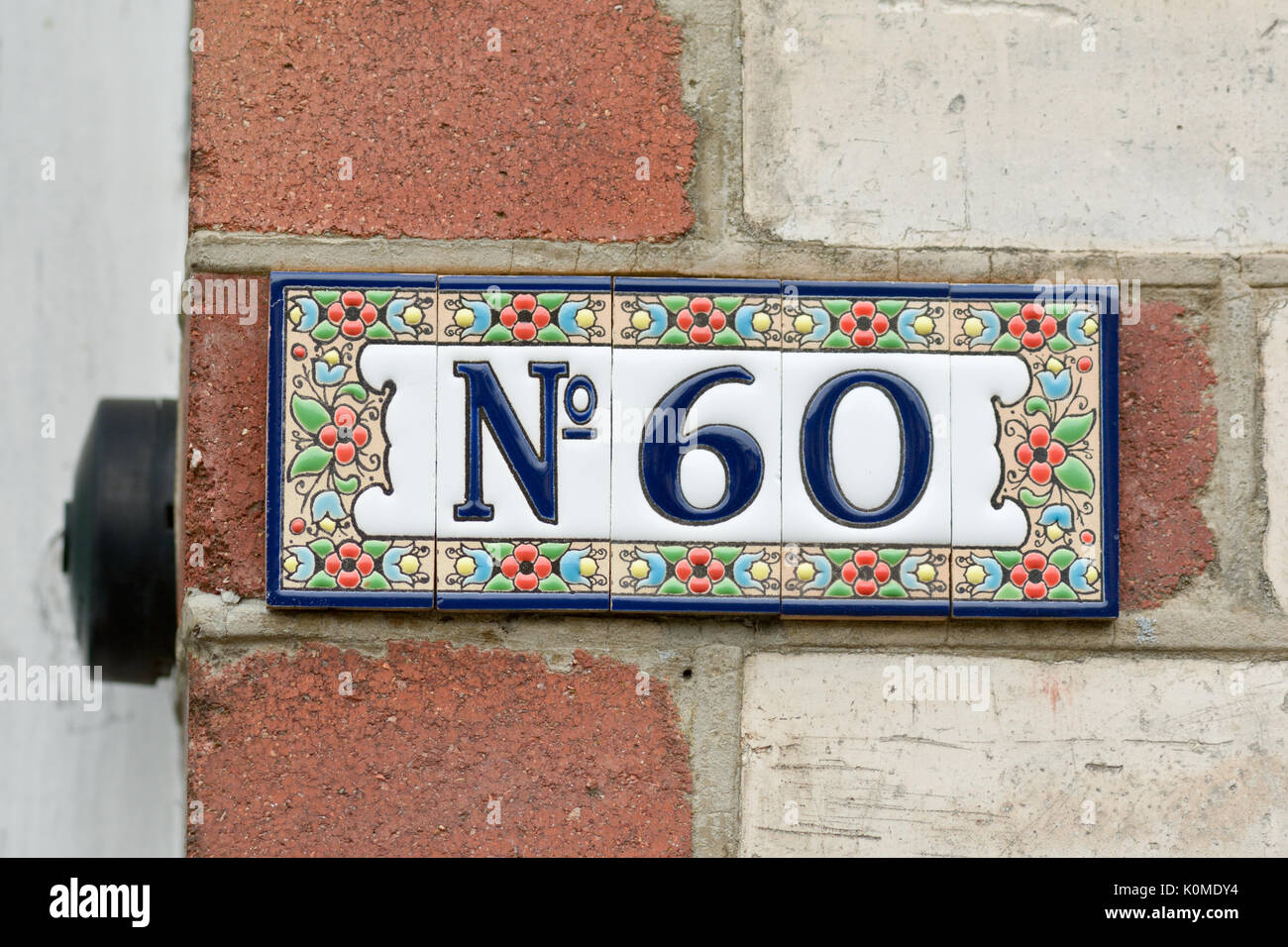 House number 60 sign hi-res stock photography and images - Alamy