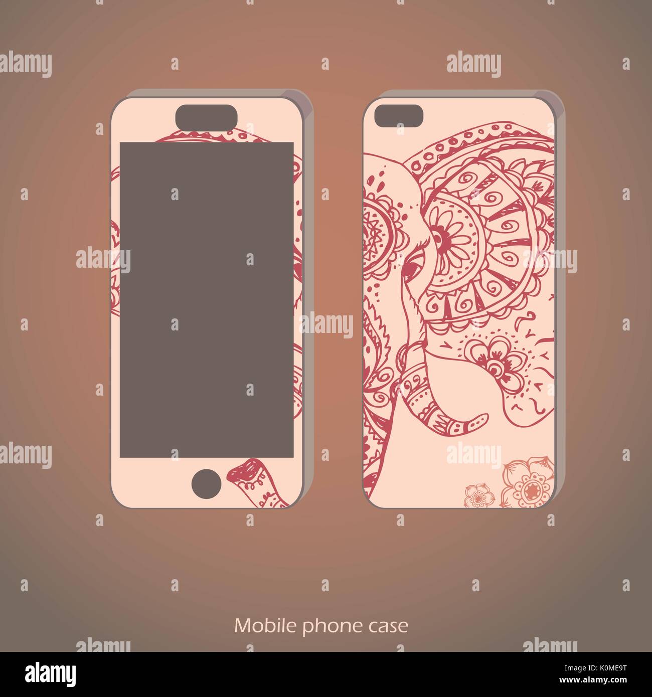 Mobile phone in india Stock Vector Images - Alamy