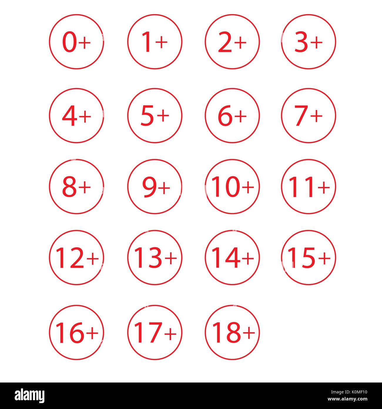 12 years old Stock Vector Images - Alamy