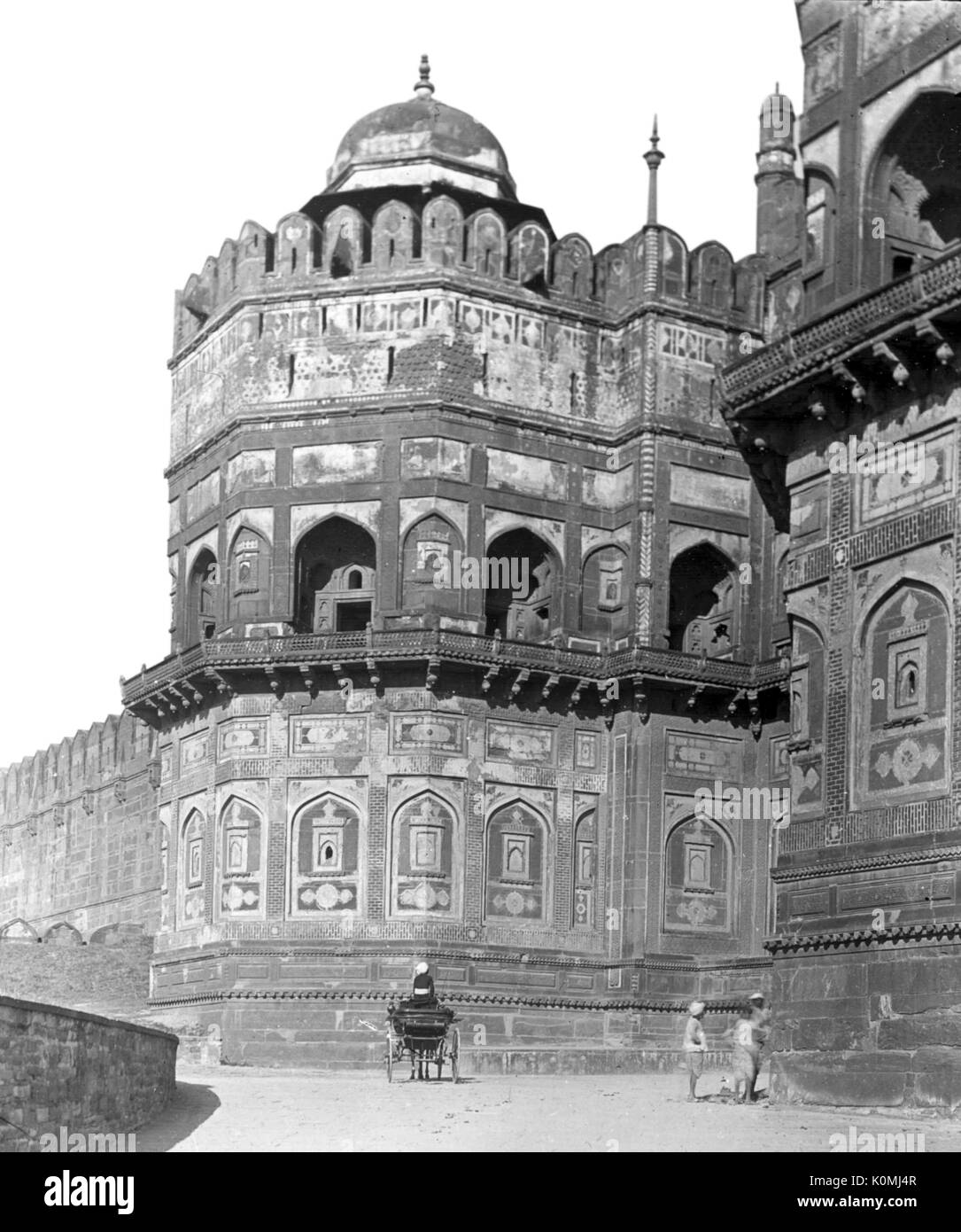 Red Fort Black And White