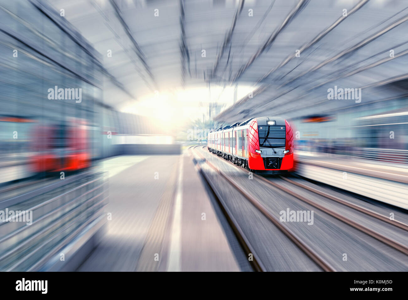Modern high-speed train Stock Photo - Alamy