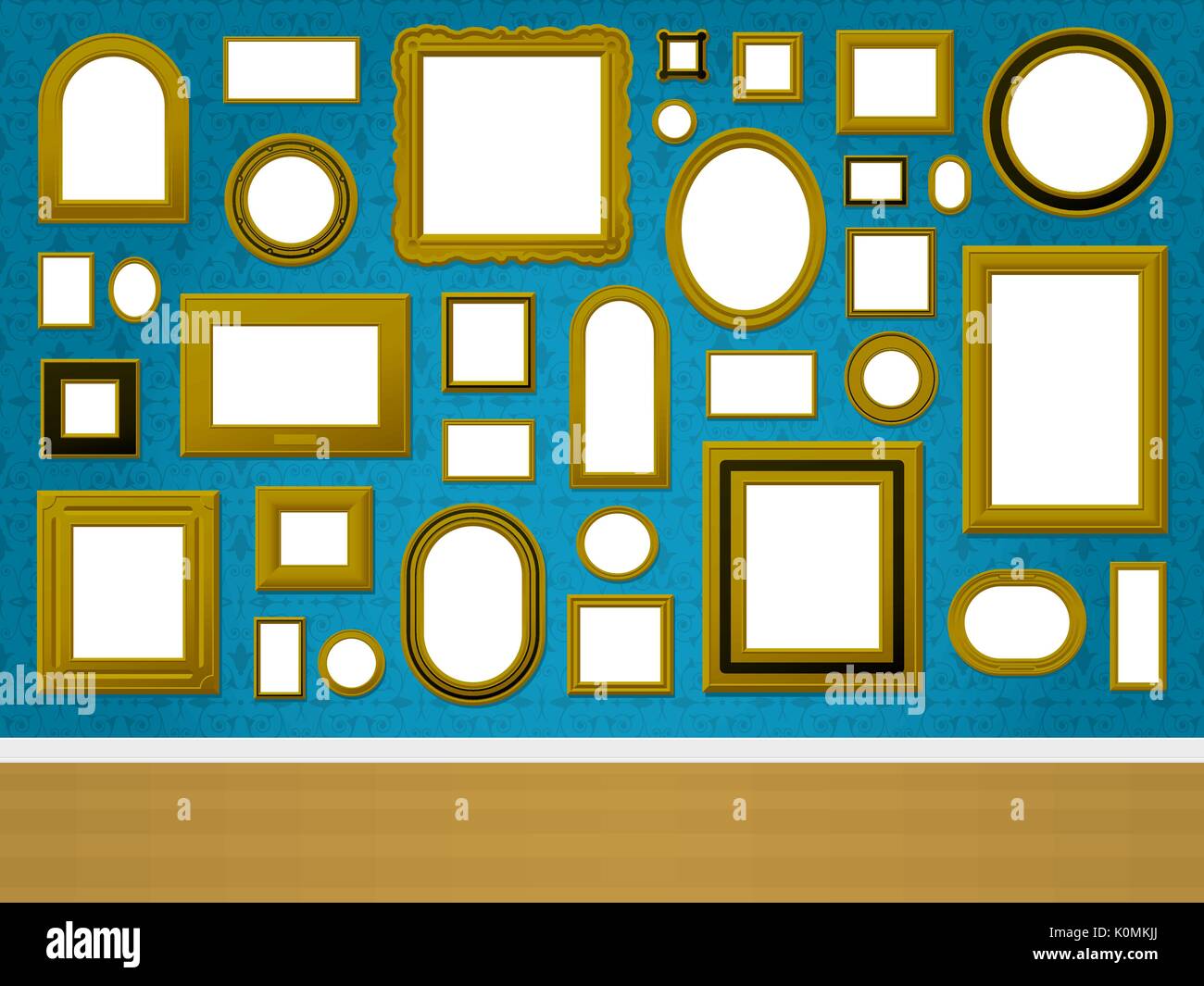 Oval picture frames hi-res stock photography and images - Alamy