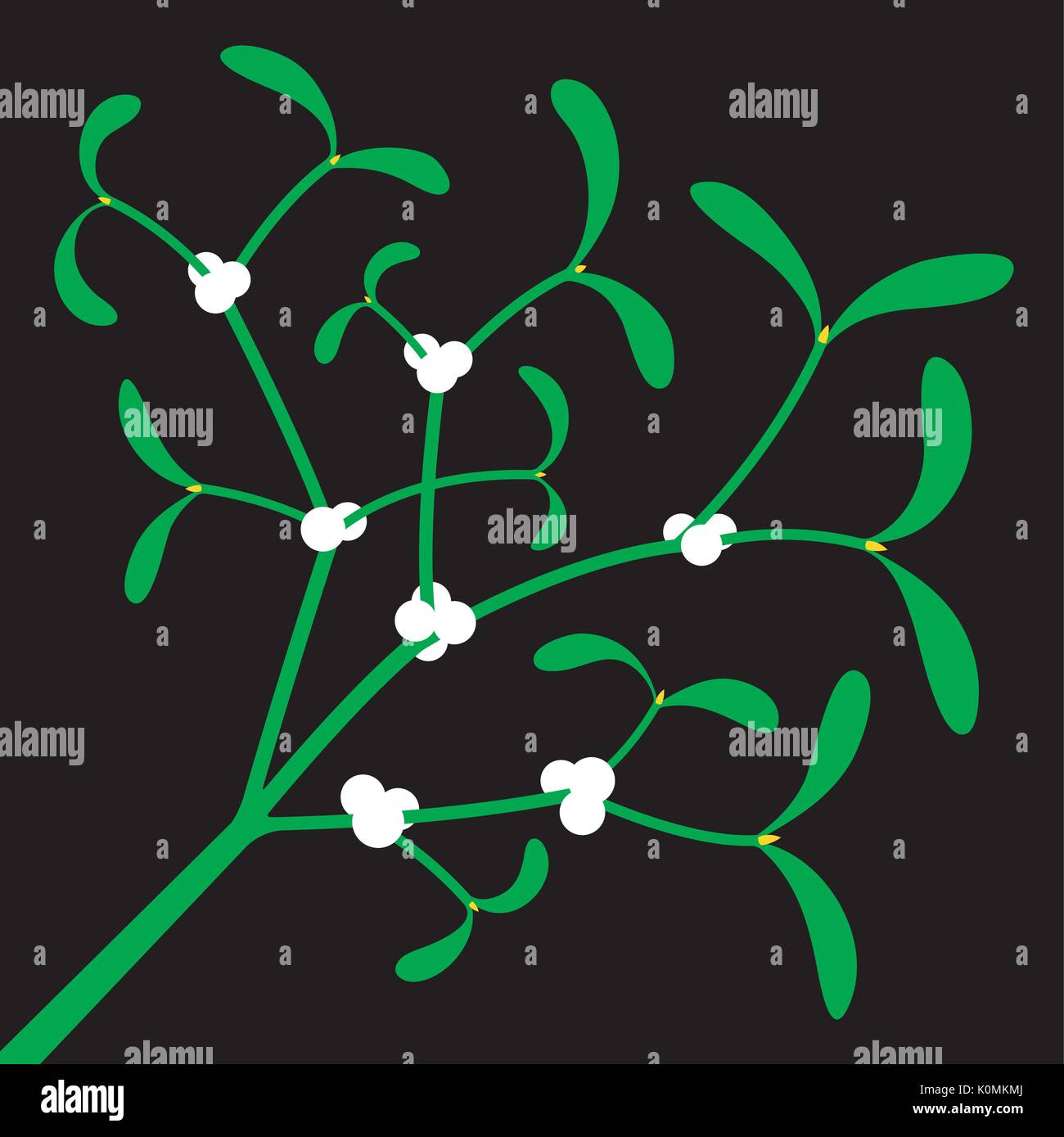 Cartoon mistletoe hi-res stock photography and images - Alamy