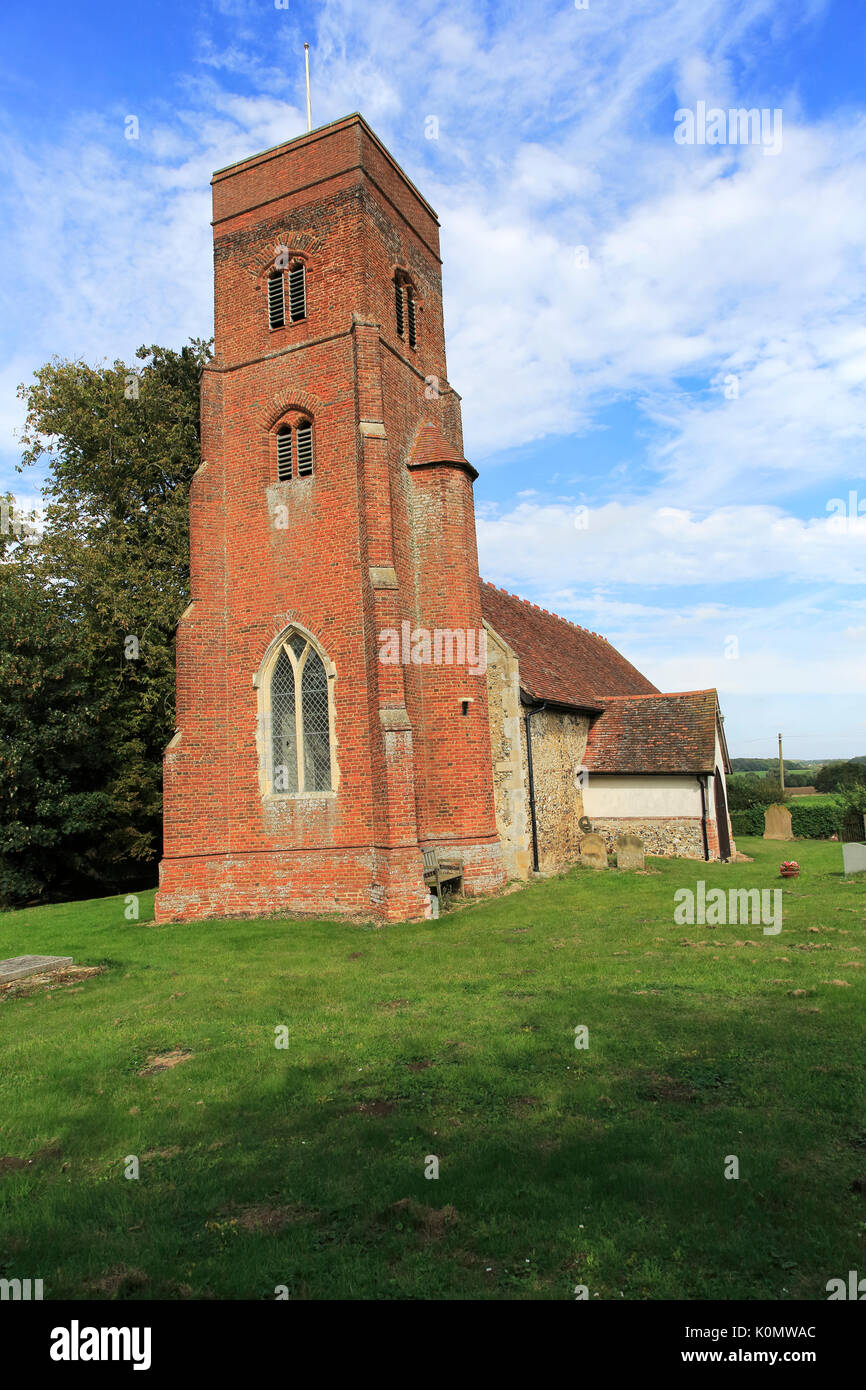 Church of Saints Andrew and Eustachius, Hoo, Suffolk, England, UK Stock ...