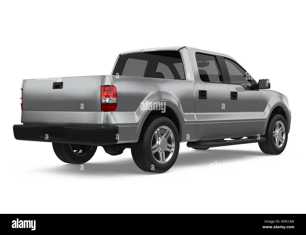 Side view grey pickup hi-res stock photography and images - Alamy
