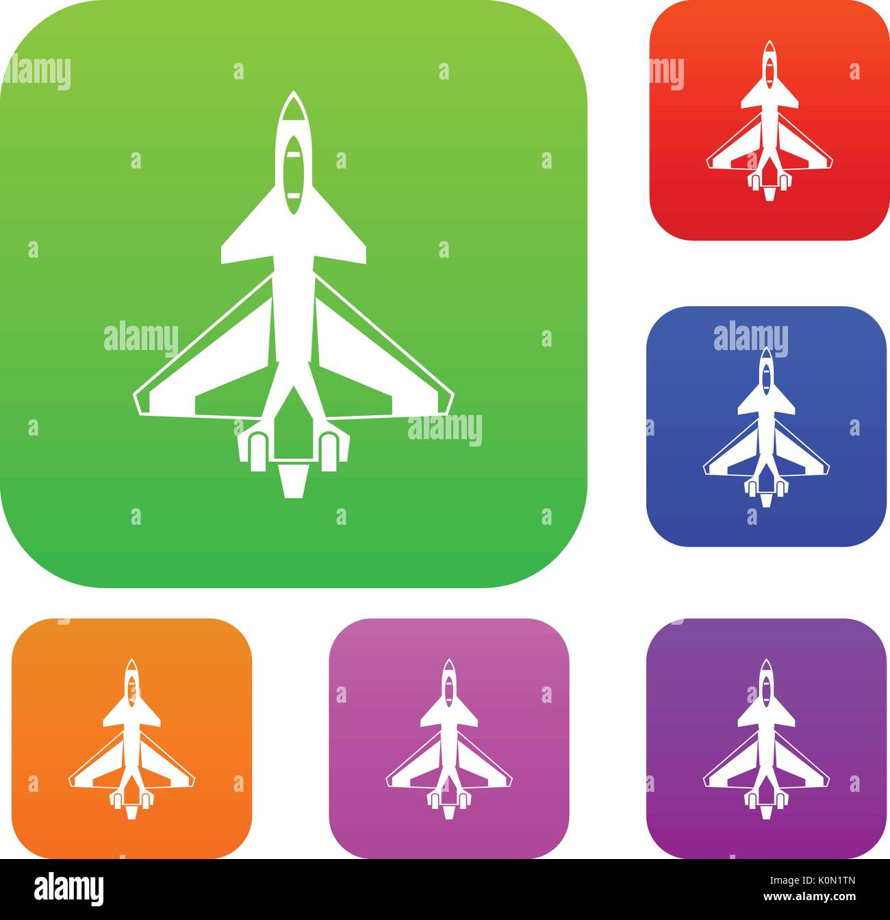 Red fighter jet Stock Vector Images - Alamy