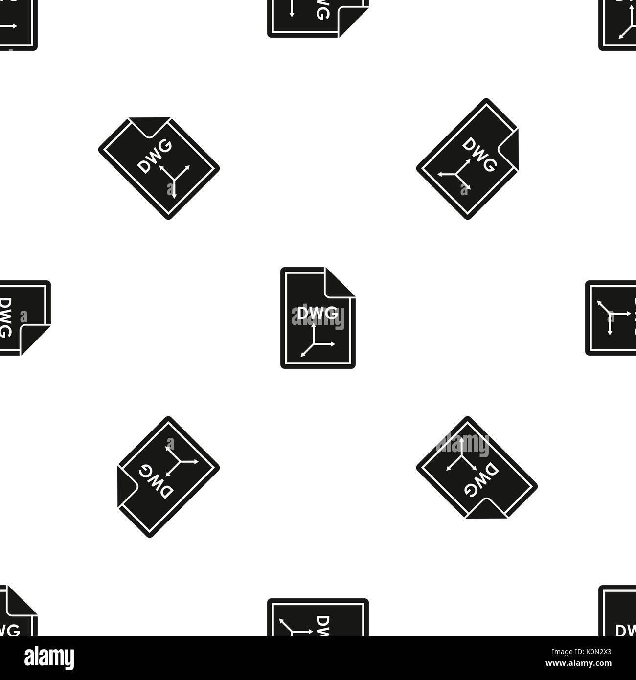 File DWG pattern seamless black Stock Vector Image & Art - Alamy