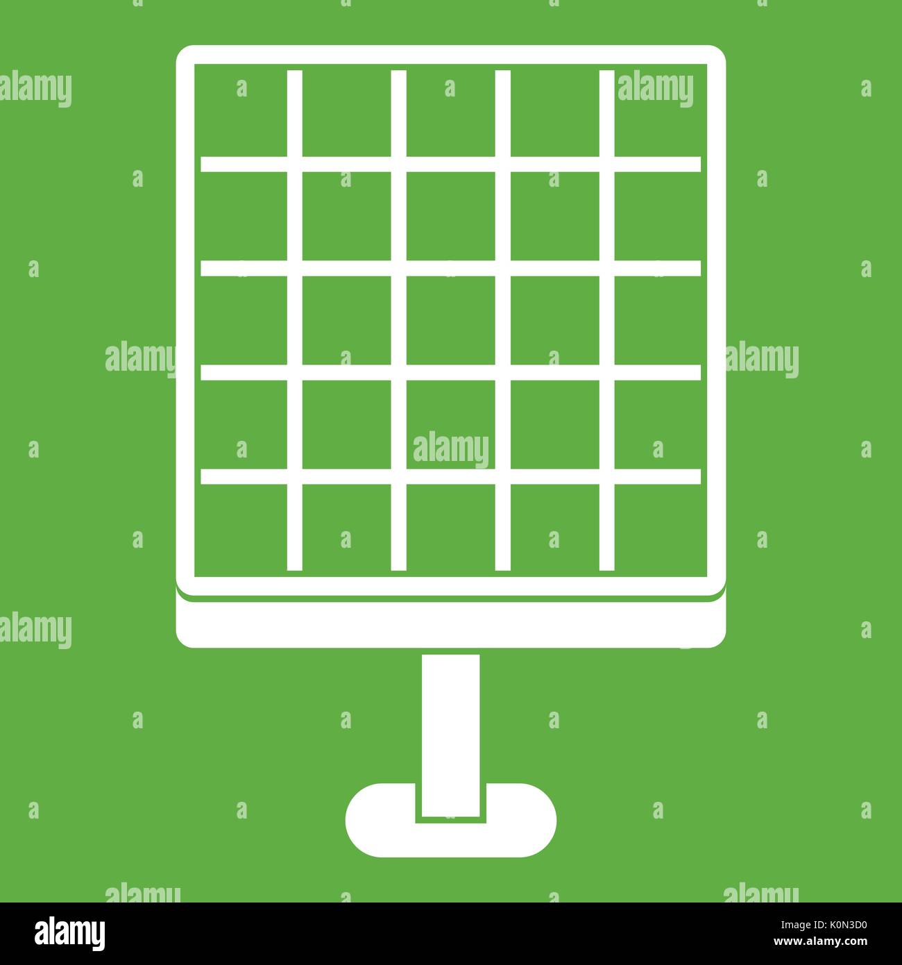 Solar panel icon green Stock Vector Image & Art - Alamy