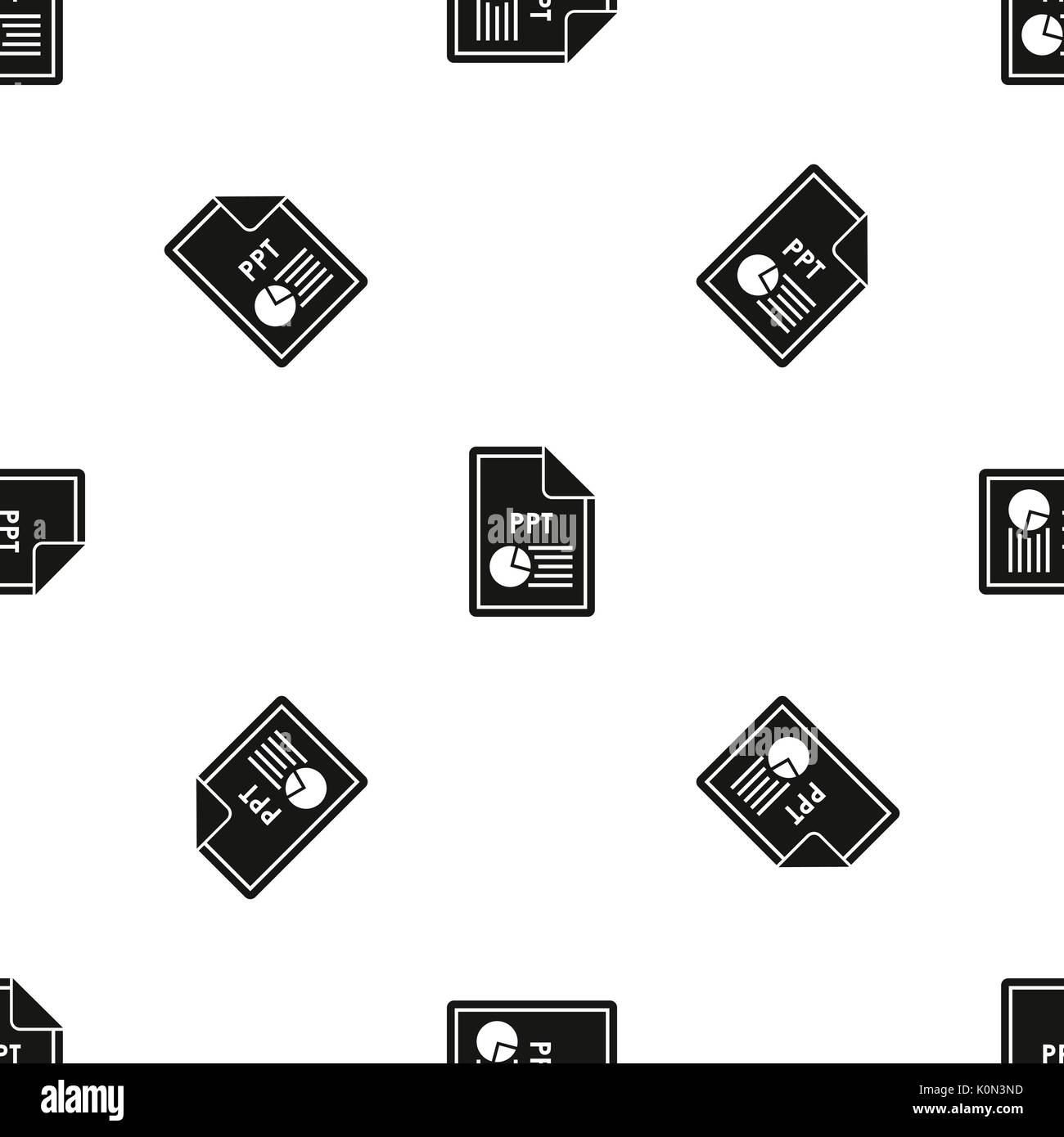 File PPT pattern seamless black Stock Vector Image & Art - Alamy