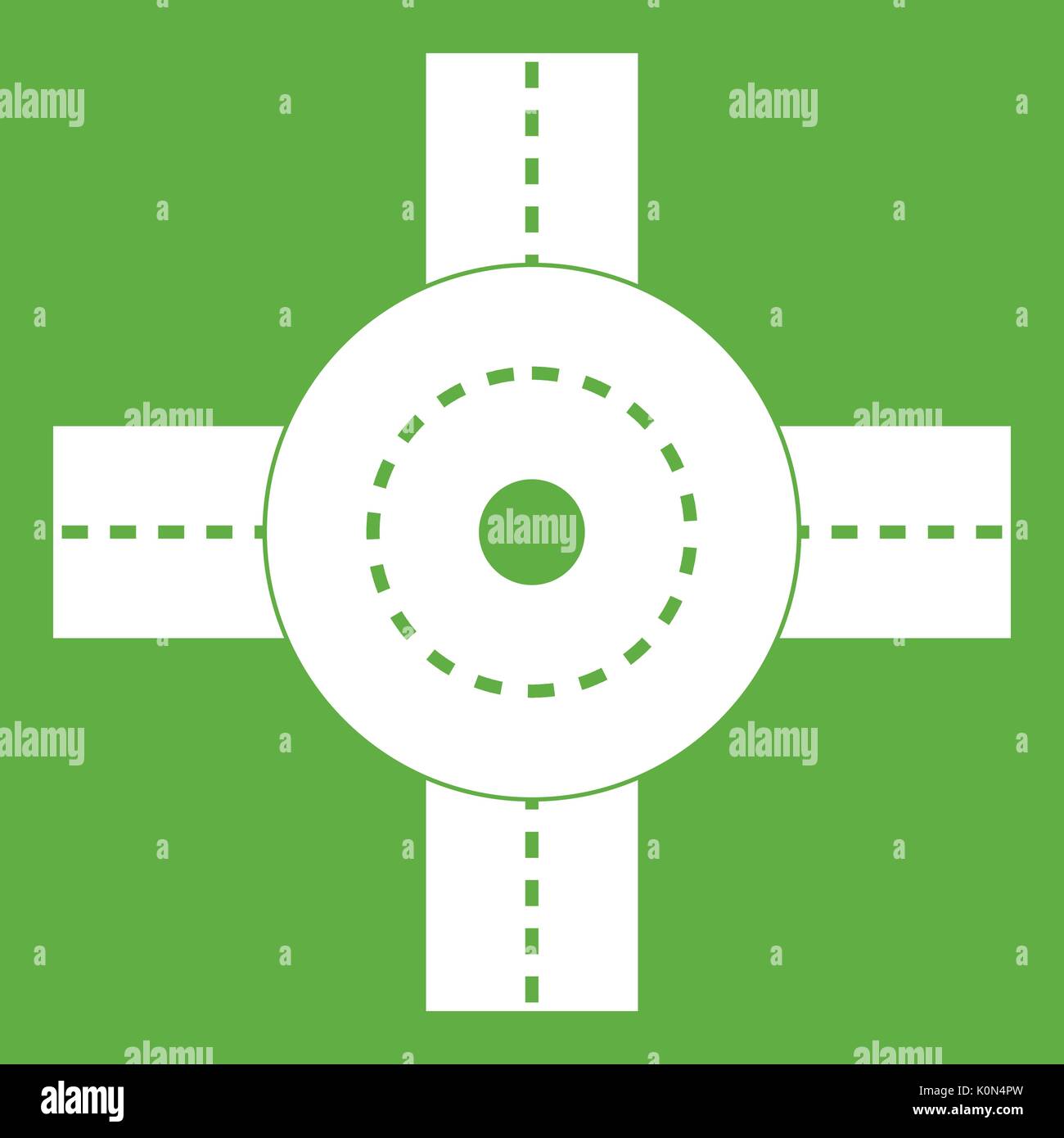 Road markings and junction Stock Vector Images - Alamy