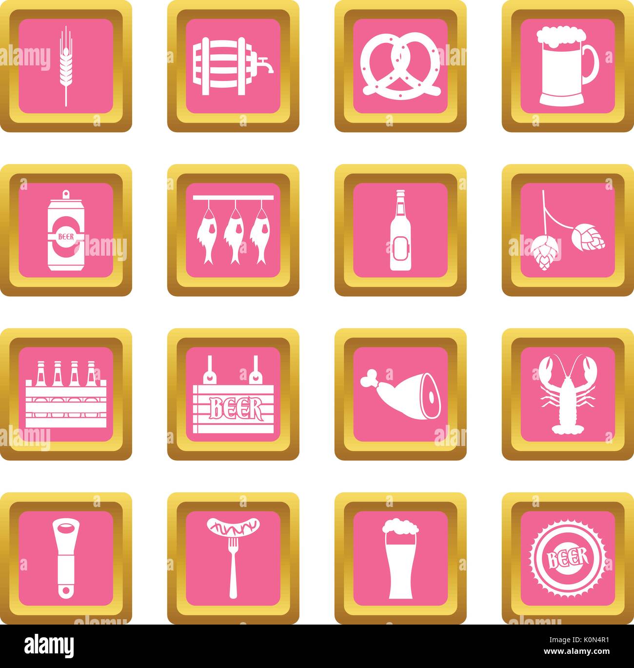 Pink barrel Stock Vector Images - Alamy