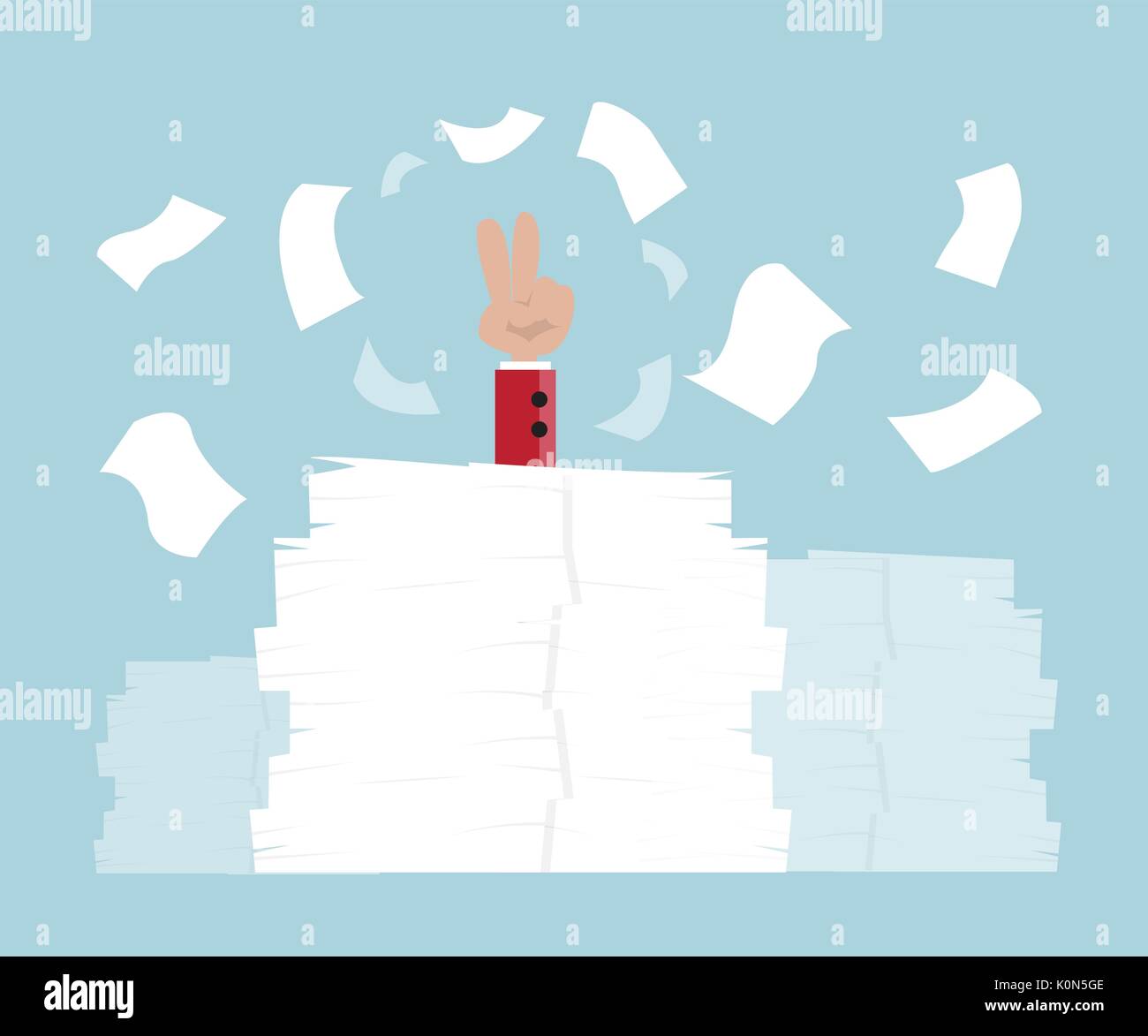 Document under Stock Vector Images - Alamy