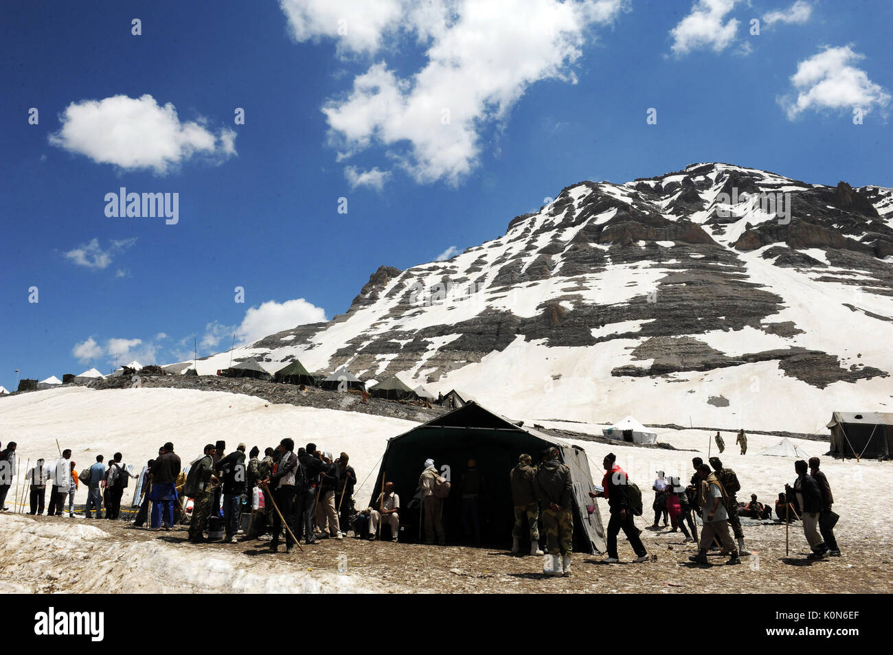 pilgrim mahagunas pass to ganesh top, amarnath yatra, Jammu Kashmir ...