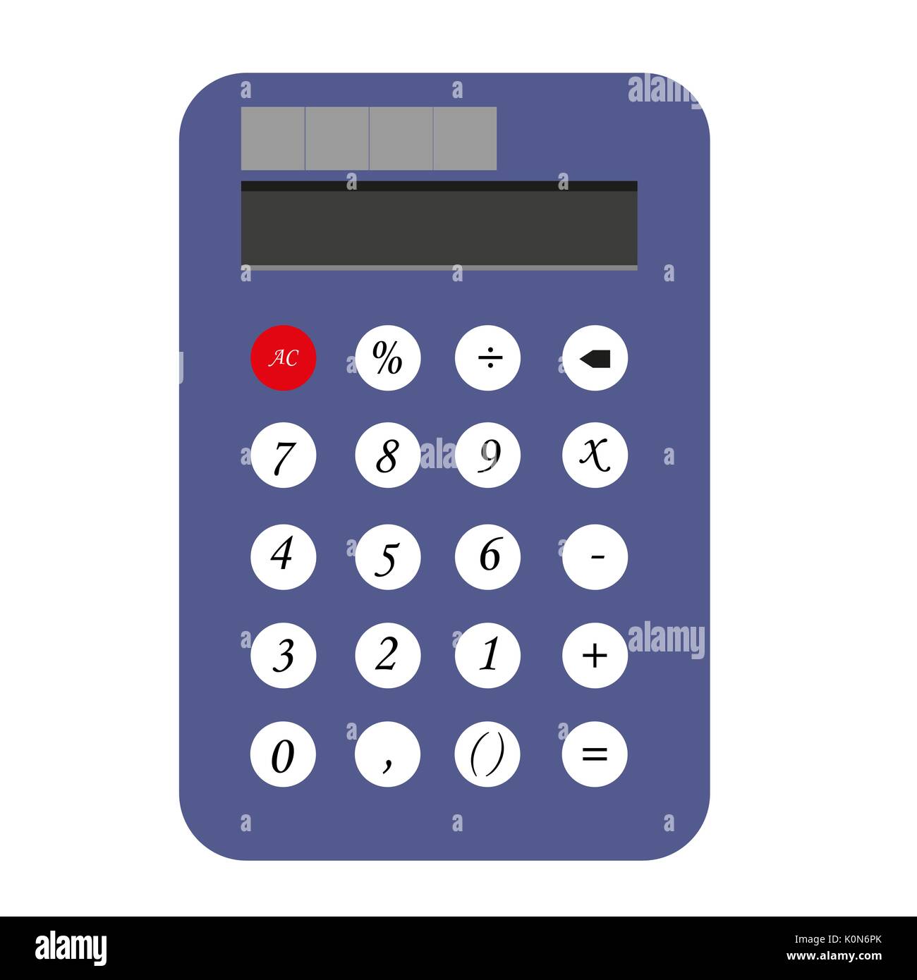 vector illustration of calculator icon Stock Vector Image & Art - Alamy