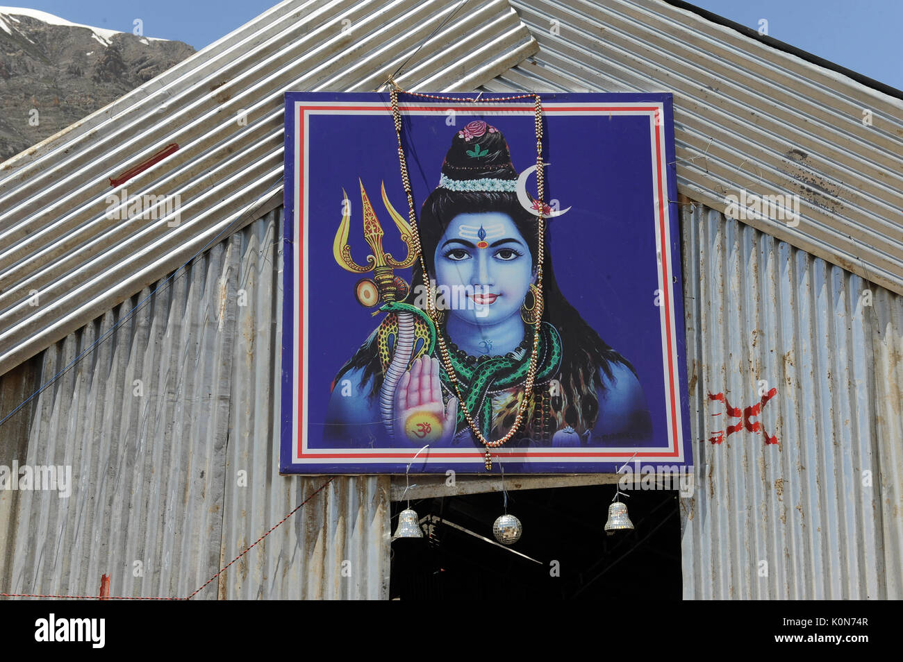 metal shelter, pabibal to panchtarni, amarnath yatra, Jammu Kashmir ...