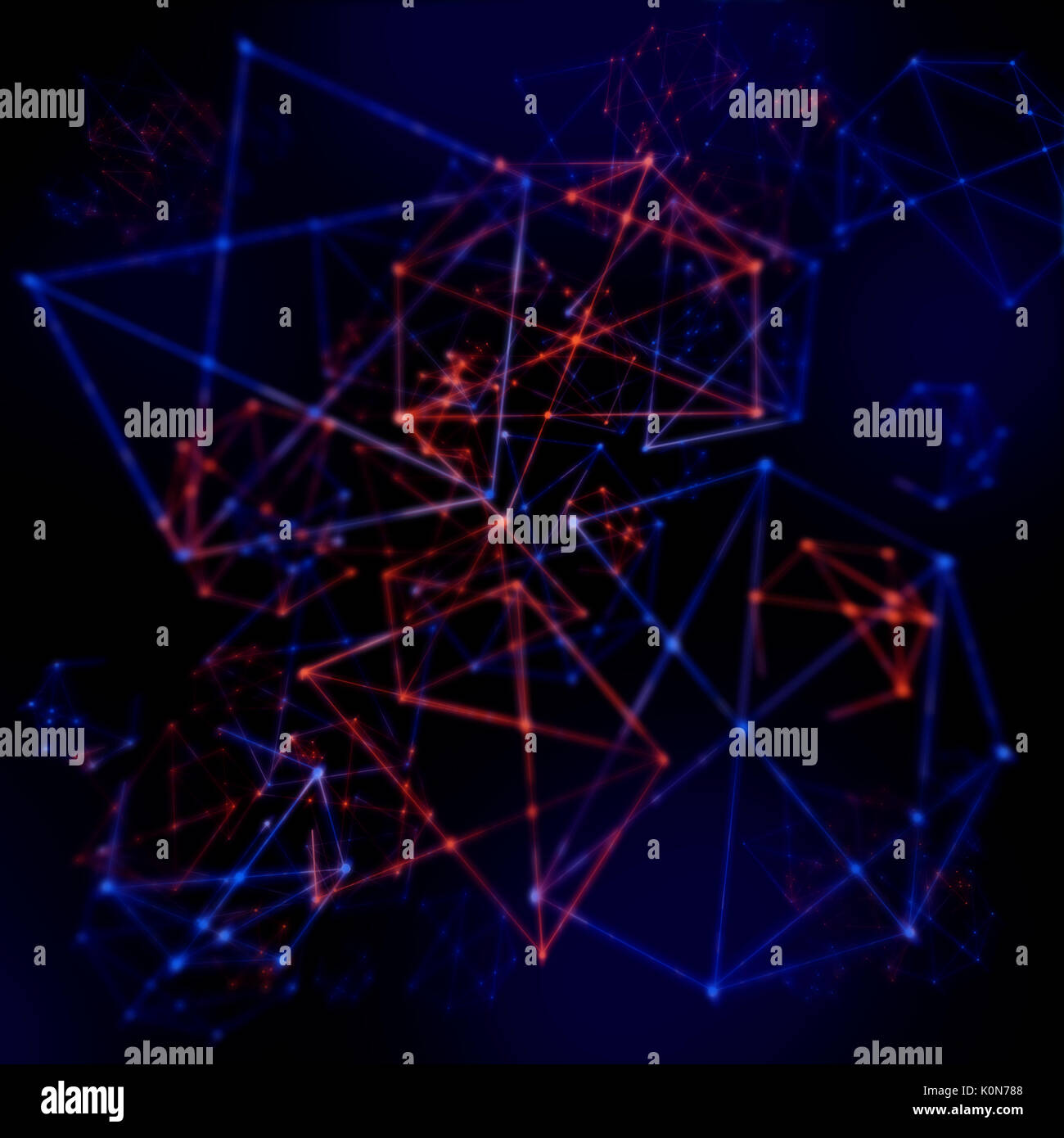 Digital wires triangle shape hi-res stock photography and images - Alamy