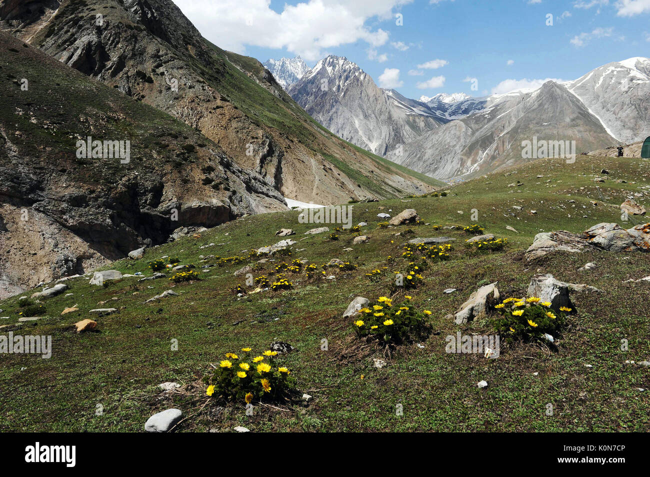 pabibal to panchtarni, amarnath yatra, Jammu Kashmir, India, Asia Stock ...