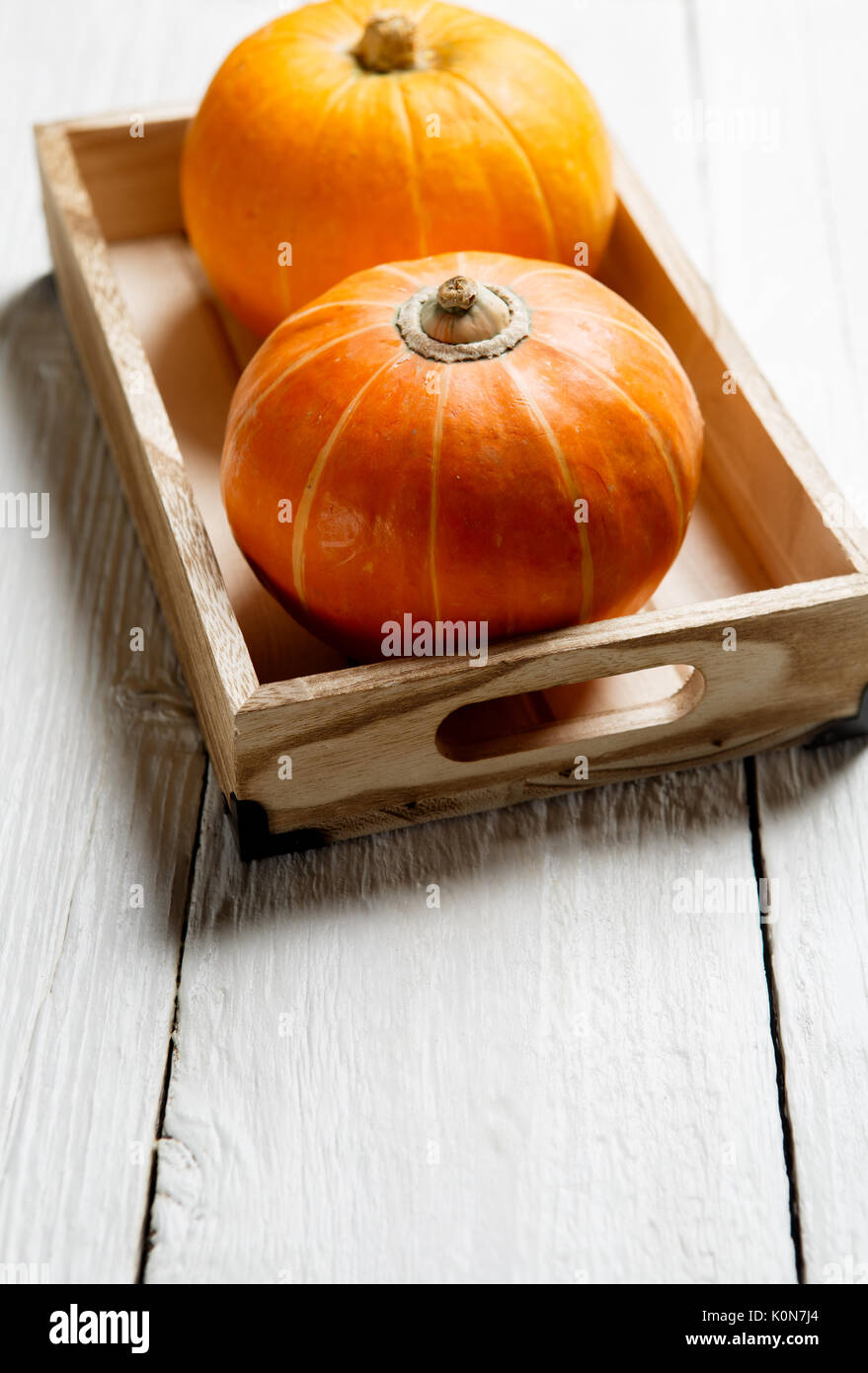 Pumpkin wooden box hi-res stock photography and images - Alamy