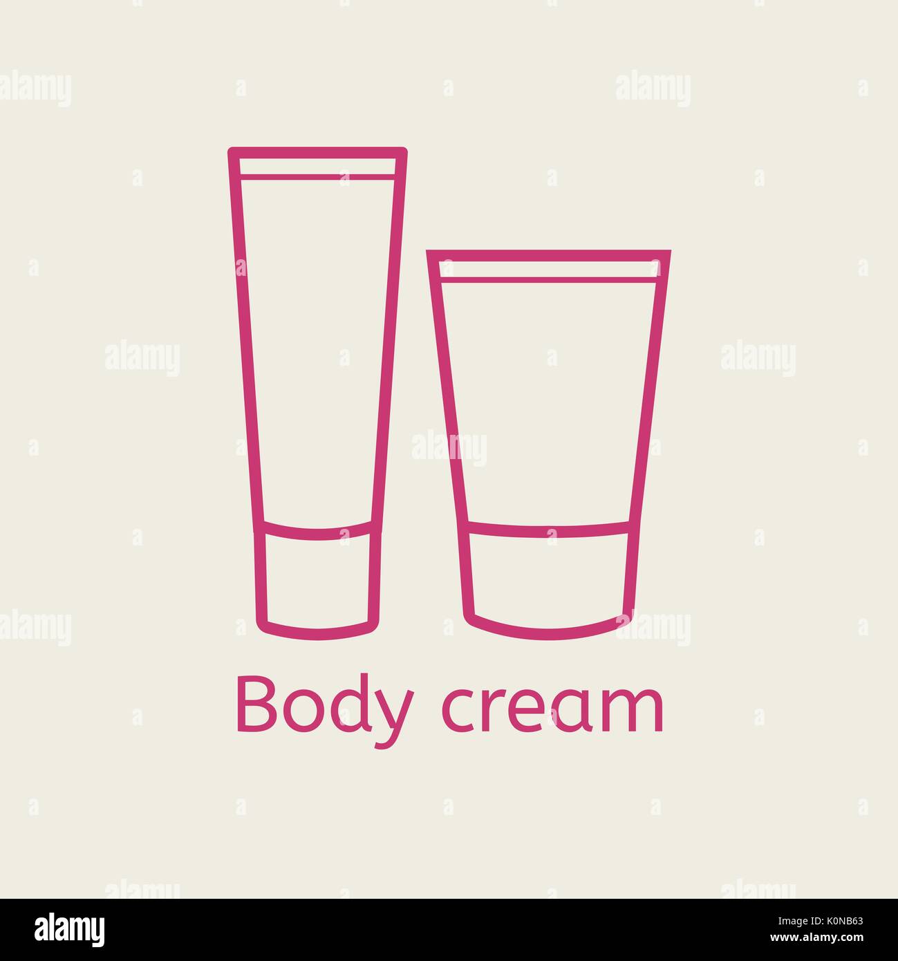 Icon vector body lotion hi-res stock photography and images - Alamy