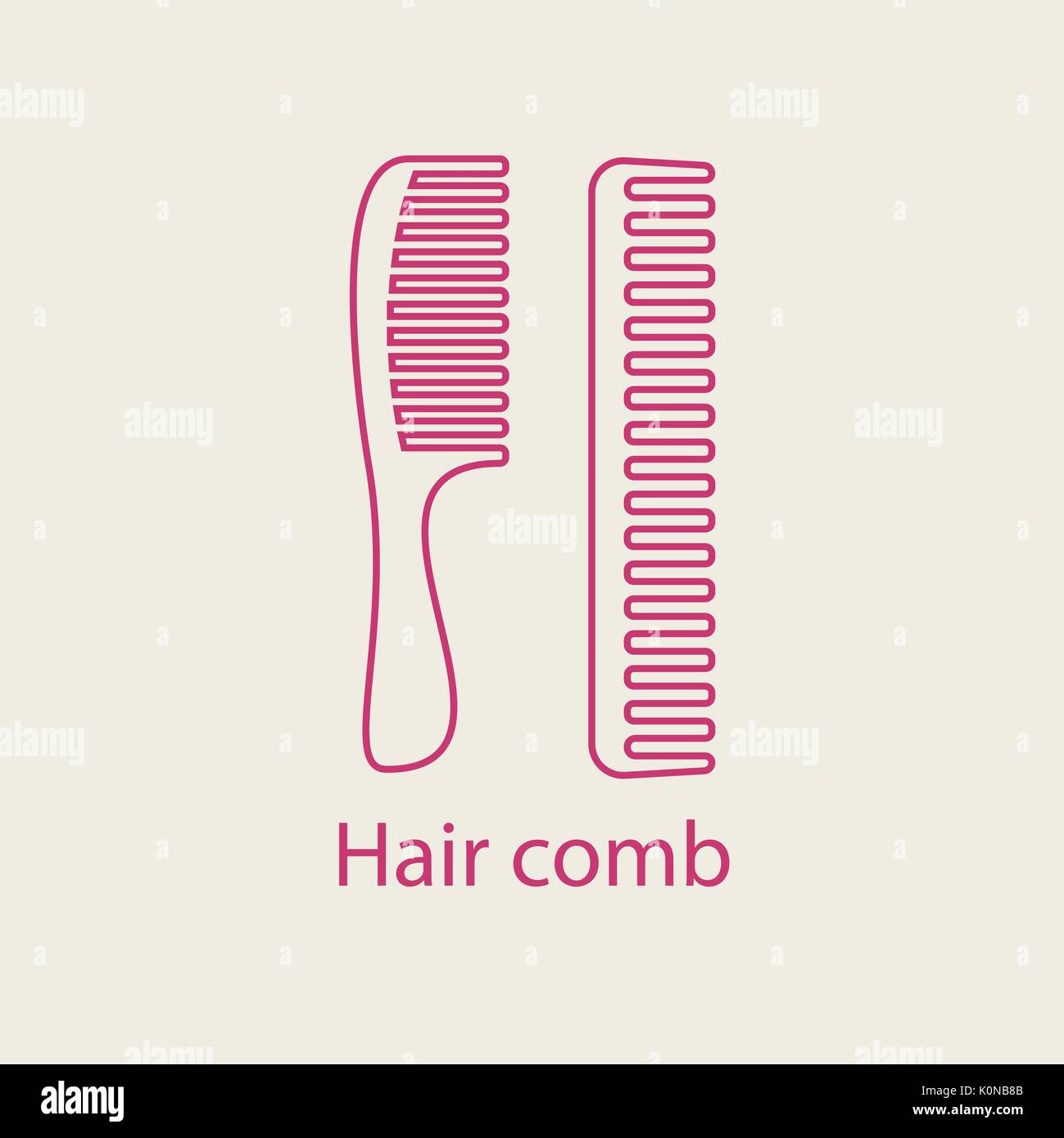 Woman hairstyle color line Stock Vector Images - Alamy