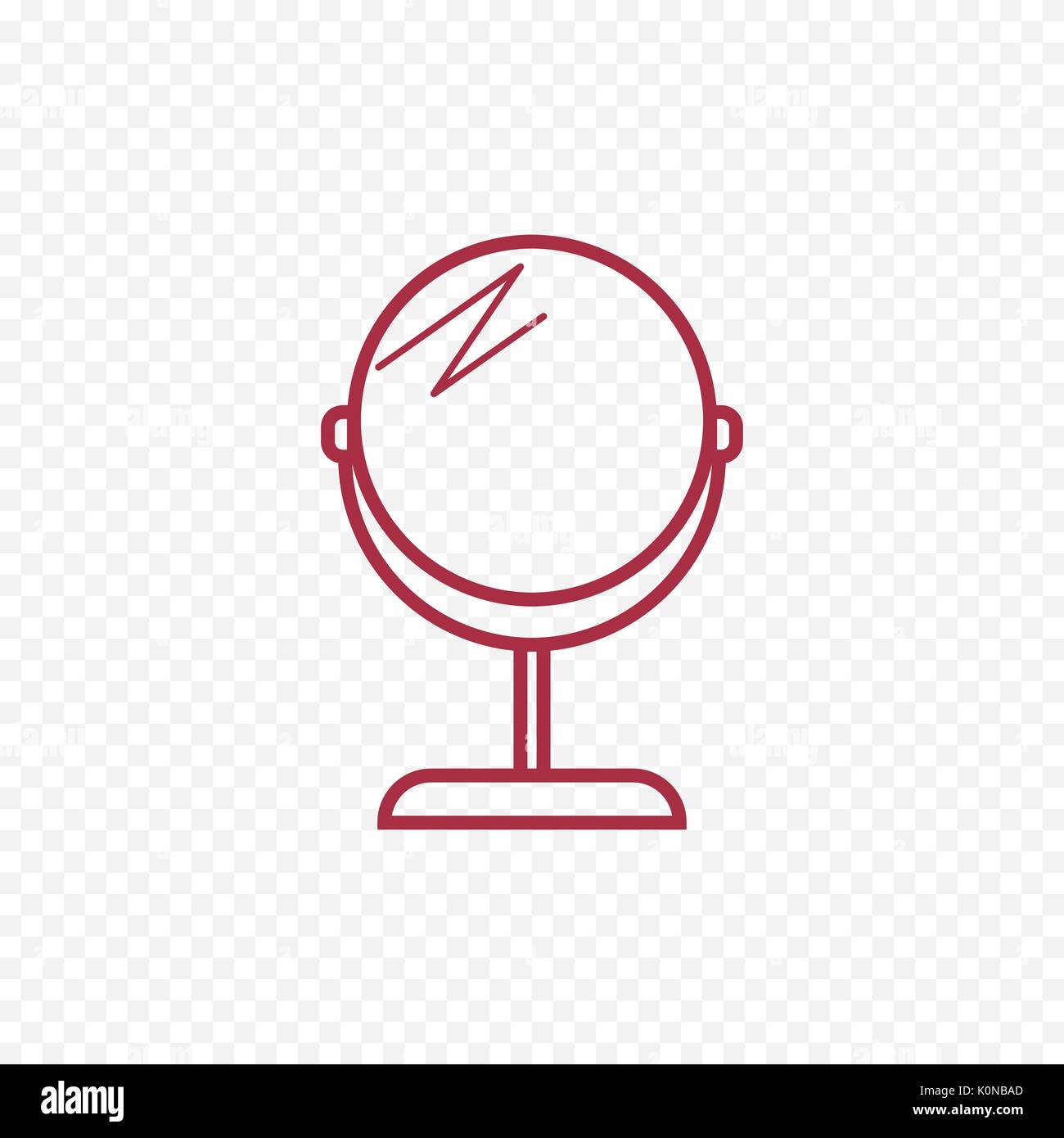 Metal frame mirror Stock Vector Images - Alamy