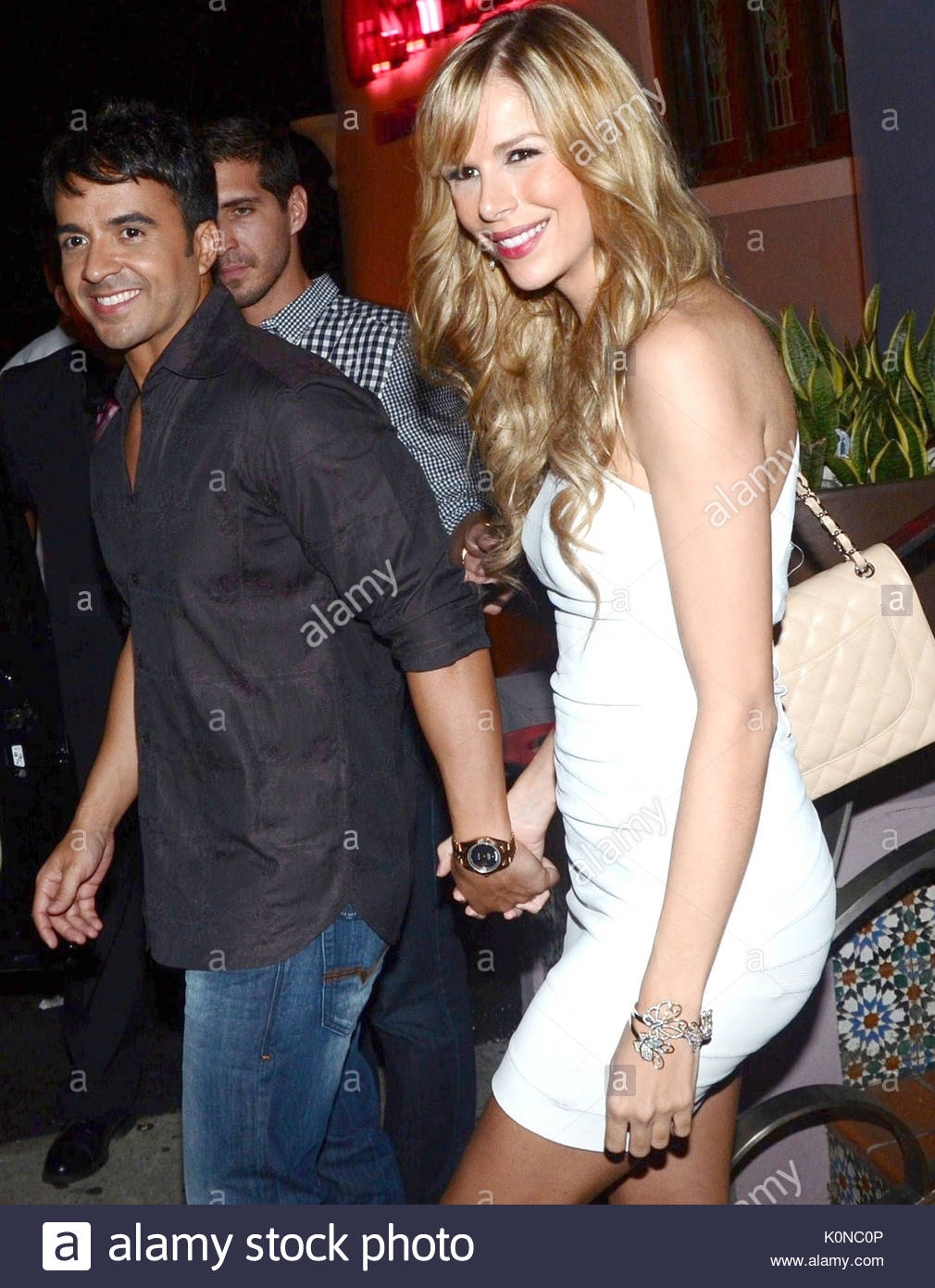 Luis Fonsi and Agueda Lopez. Latin Pop Idol Luis Fonsi and his wife ...