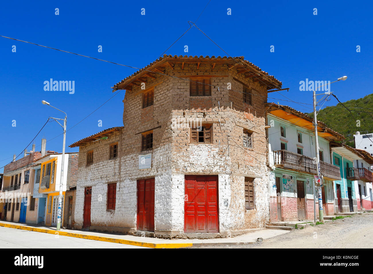 Classic house in a village of the Andes Stock Photo - Alamy