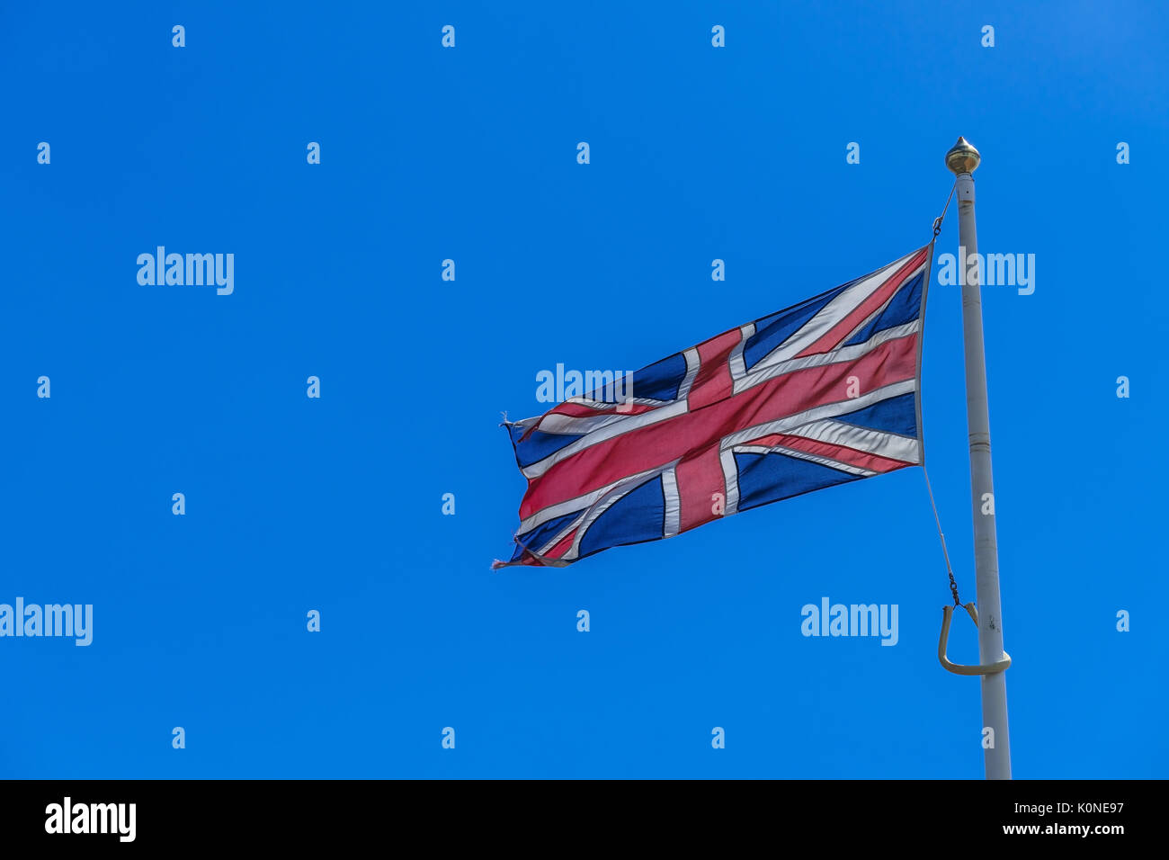 Lamp post union jack flag hi-res stock photography and images - Alamy