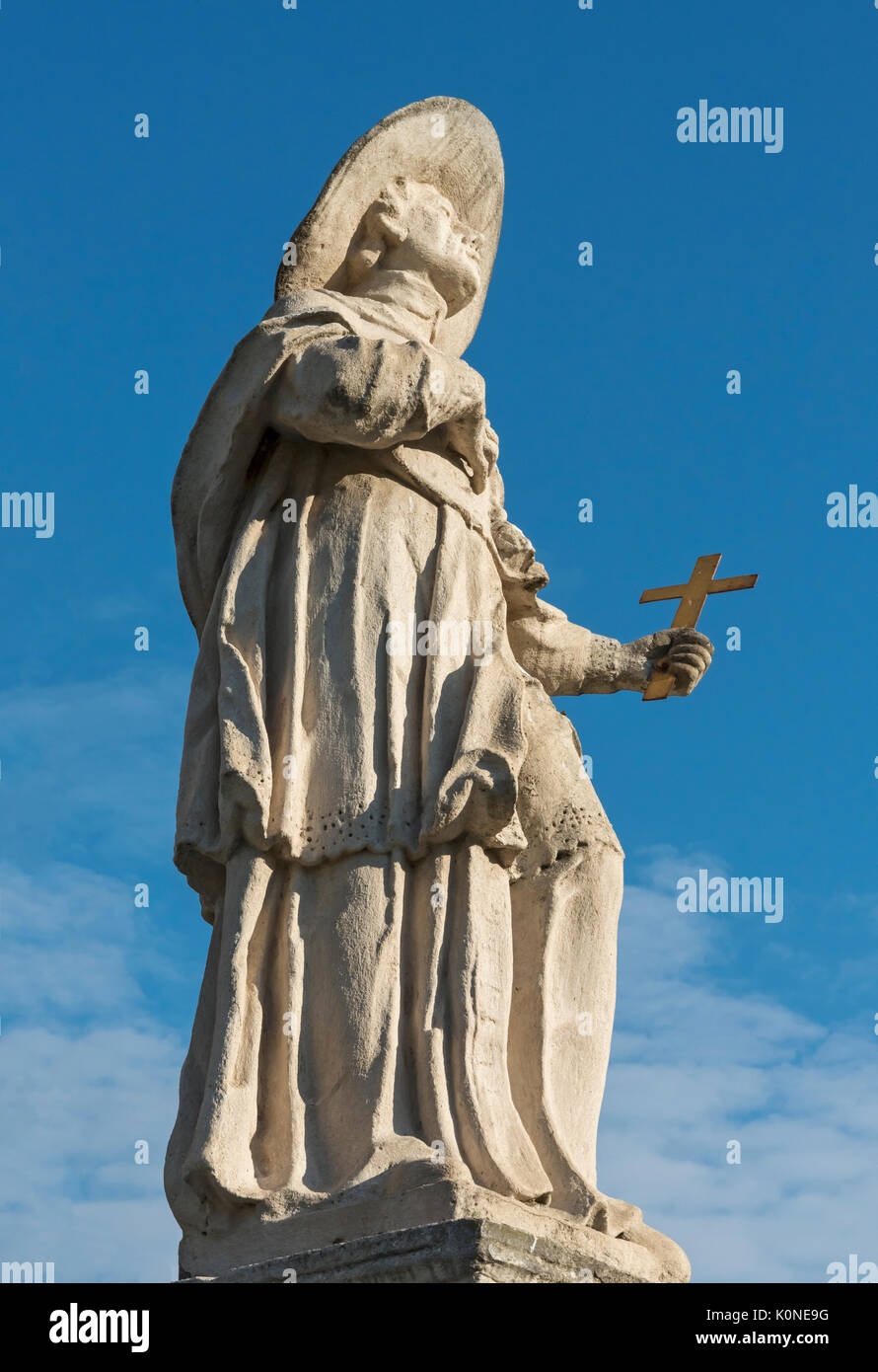 Statue of Holy Trinity Column, Union Square, Timisoara, Romania Stock ...