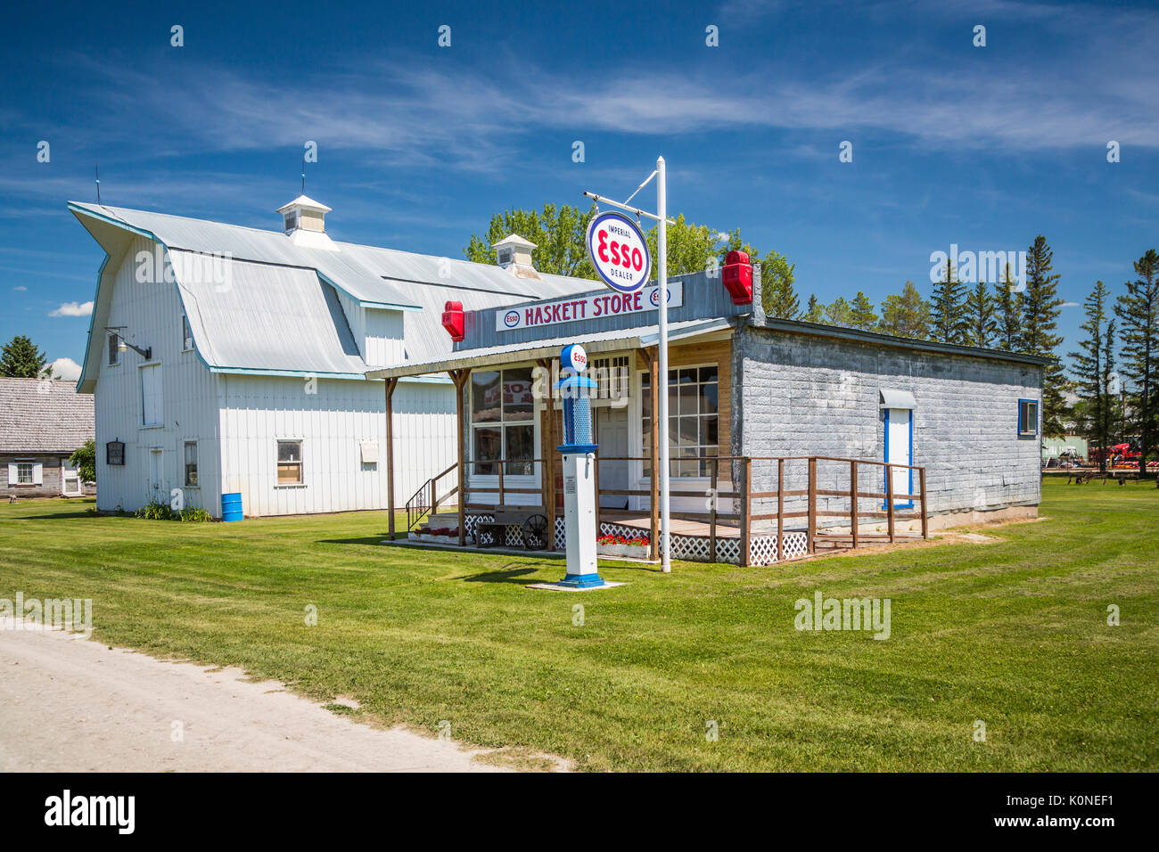 at the Pembina Threshermen's Museum, Winkler, Manitoba, Canada Stock ...
