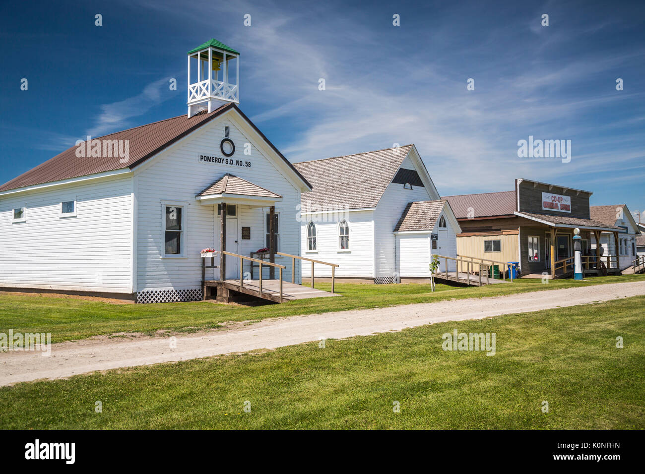 at the Pembina Threshermen's Museum, Winkler, Manitoba, Canada Stock ...