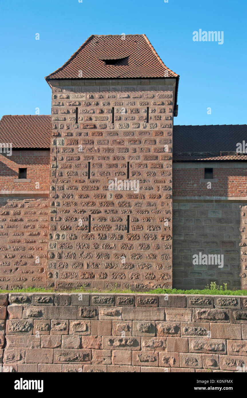 Nurnberg, (Nuremberg,) City Wall Tower, Germany Stock Photo - Alamy