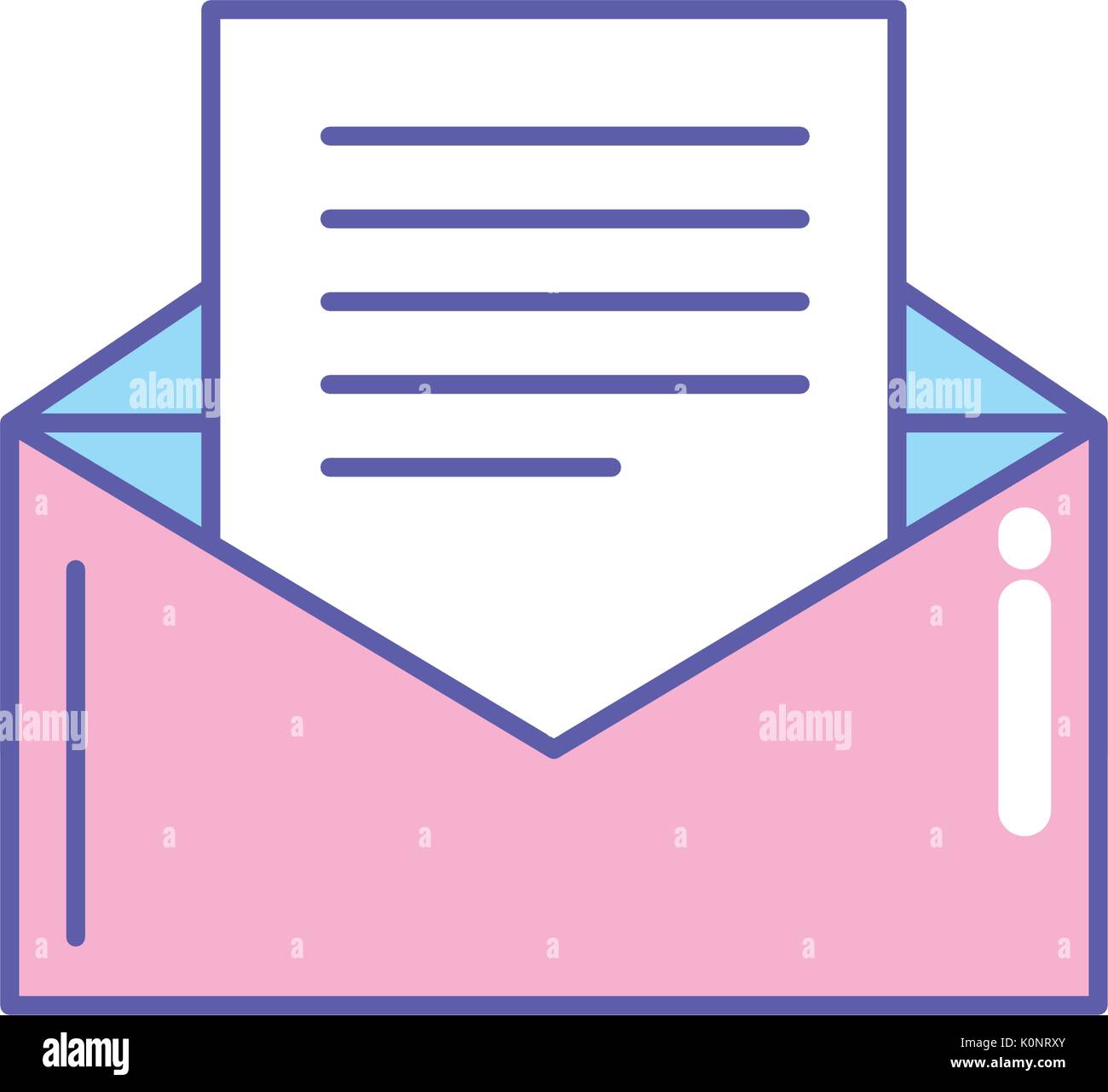 card letter with important message information Stock Vector Image & Art ...