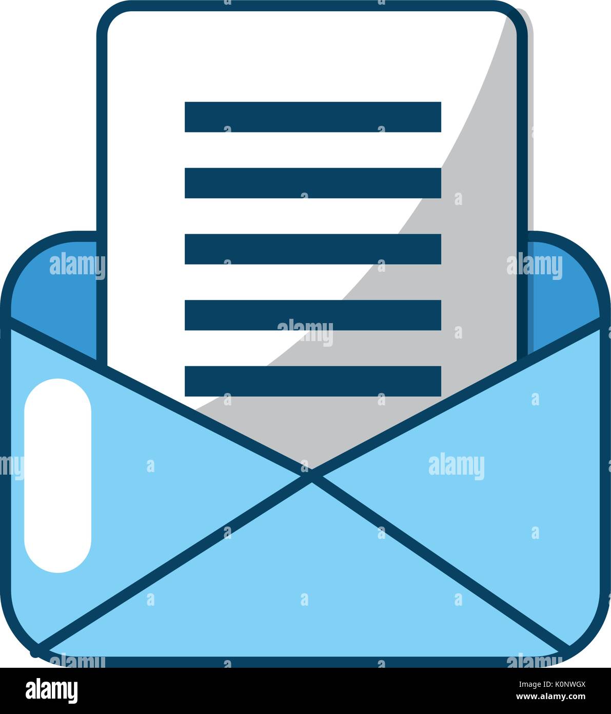 card letter with important message information Stock Vector Image & Art ...
