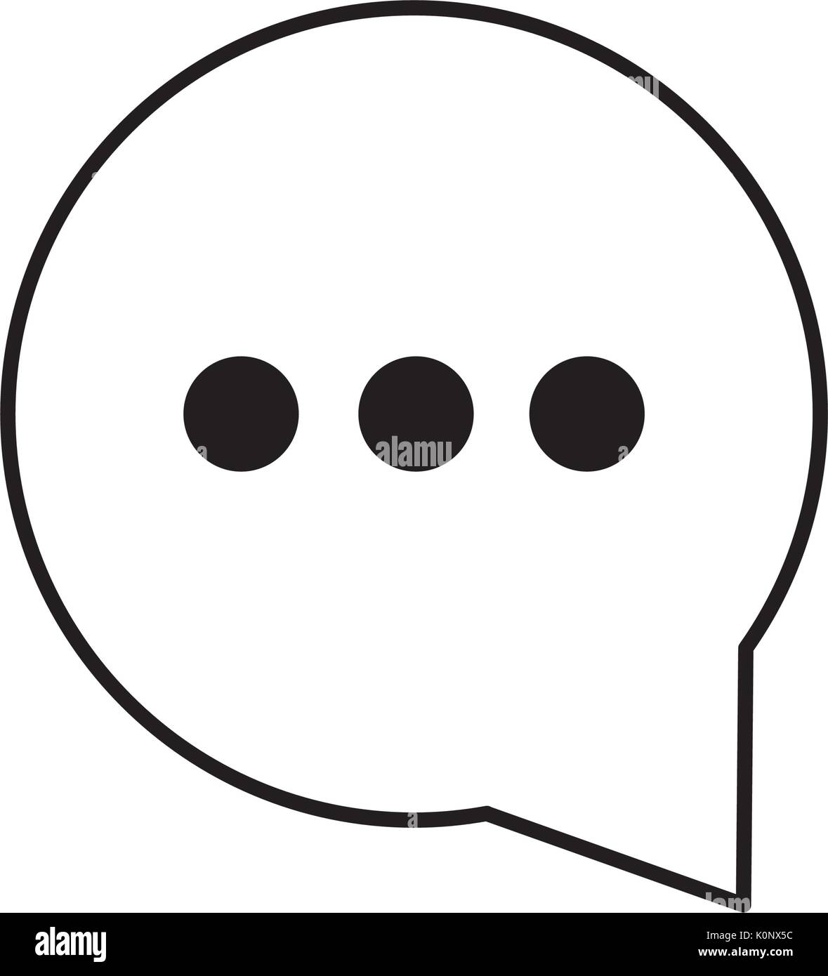 Line Chat Bubble Communication Notes Message Stock Vector Image And Art