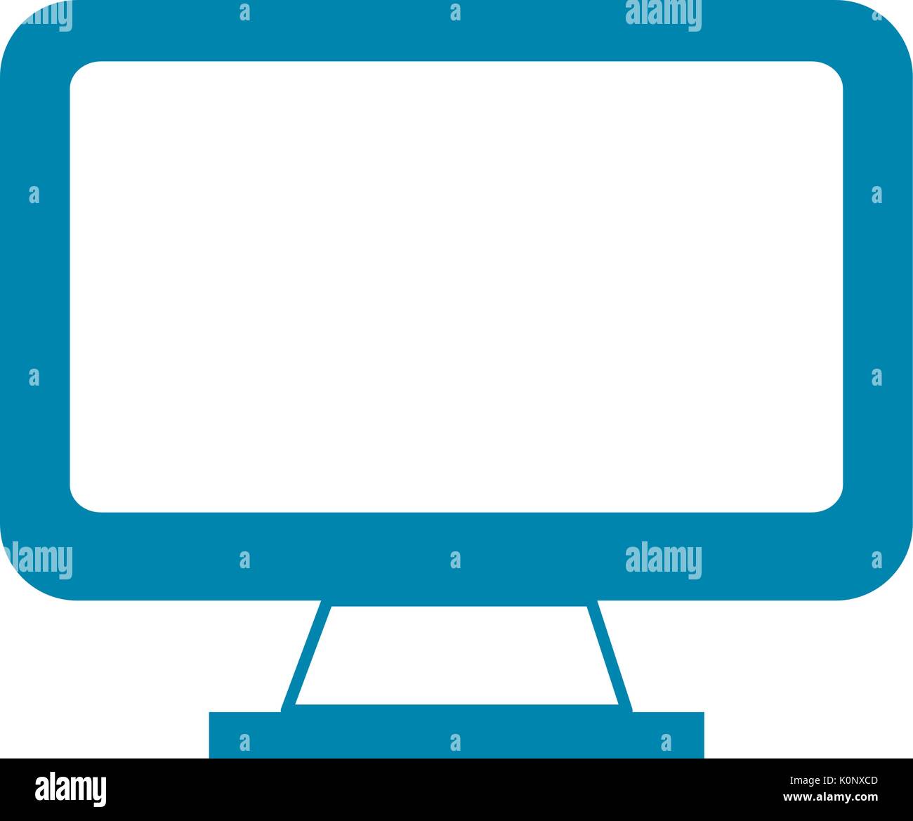 silhouette computer electronic technology with database information ...
