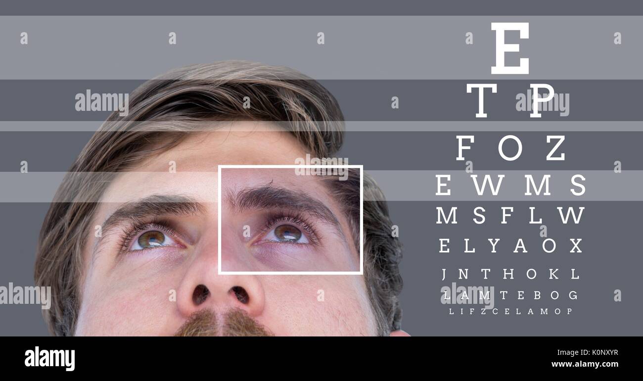 Eye test chart cut out hi-res stock photography and images - Alamy