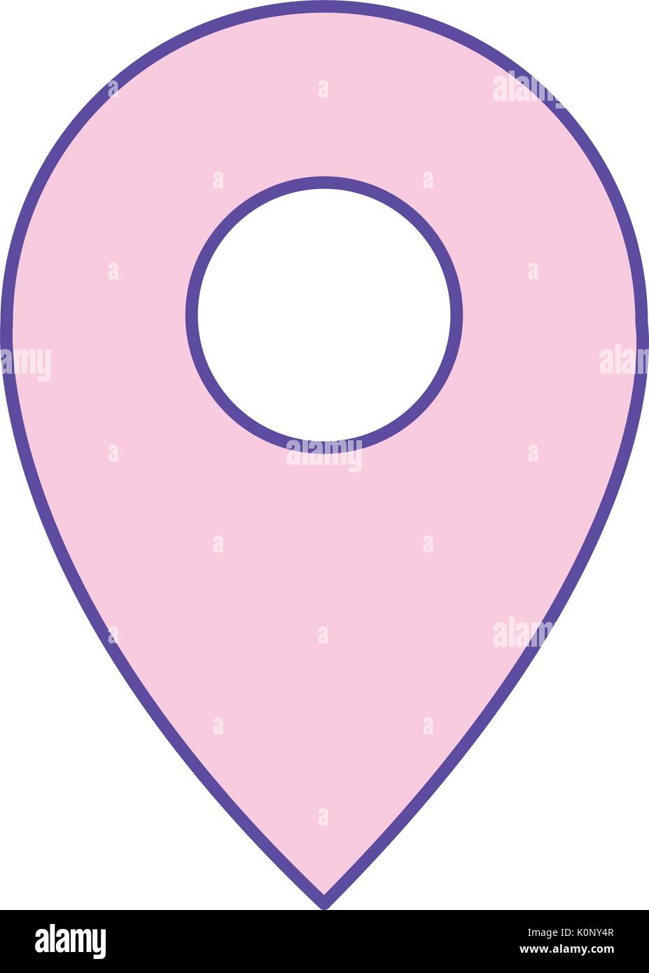 location symbol to destination geography map Stock Vector Image & Art ...