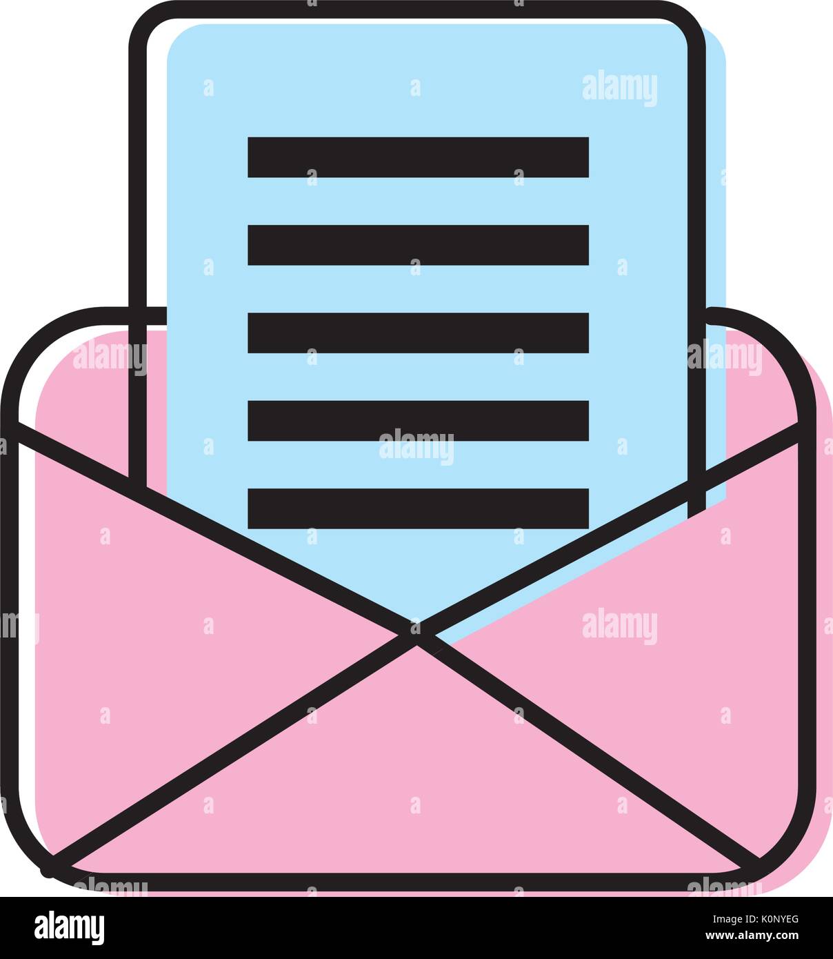 card letter with important message information Stock Vector Image & Art ...