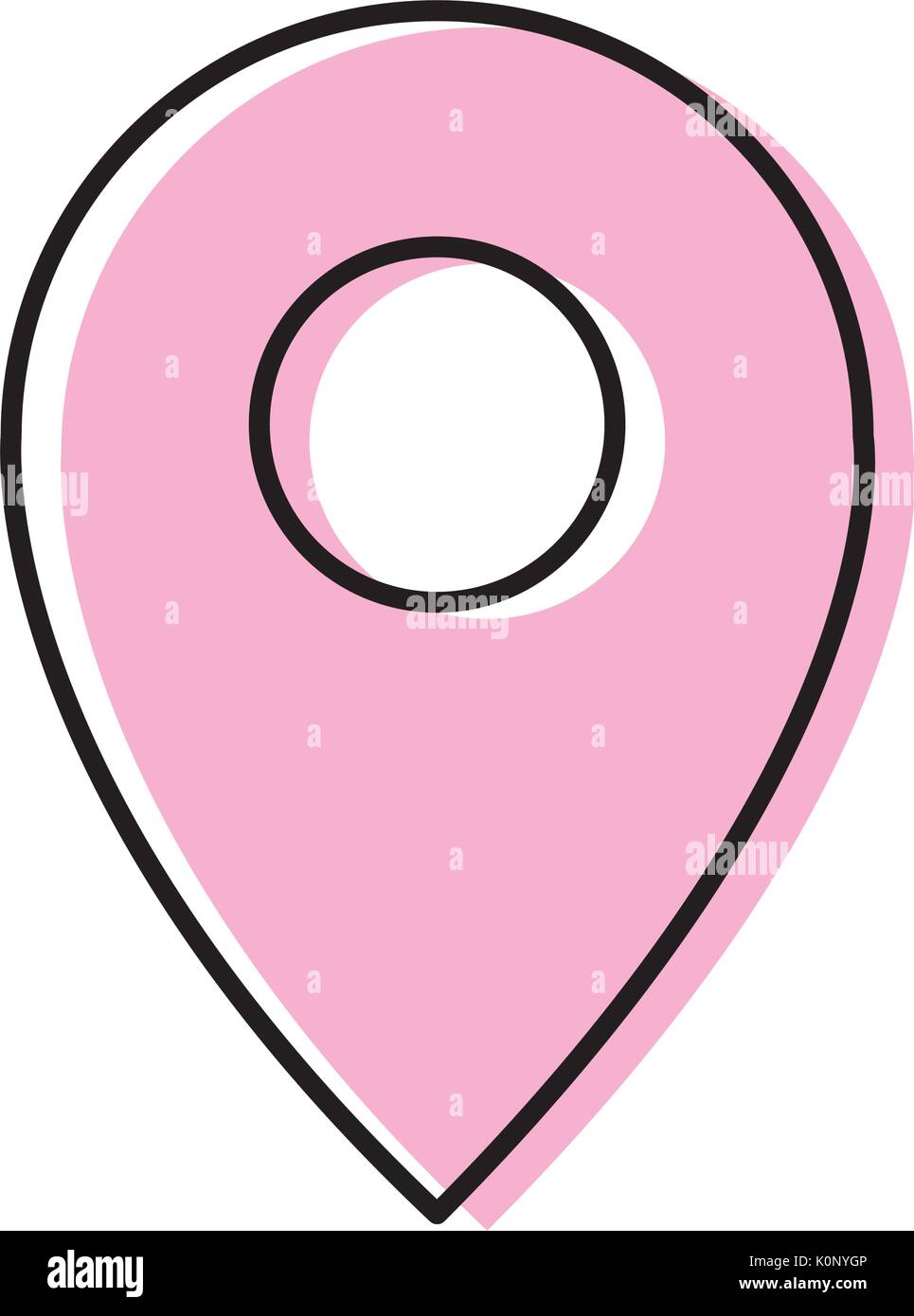 location symbol to destination geography map Stock Vector Image & Art ...