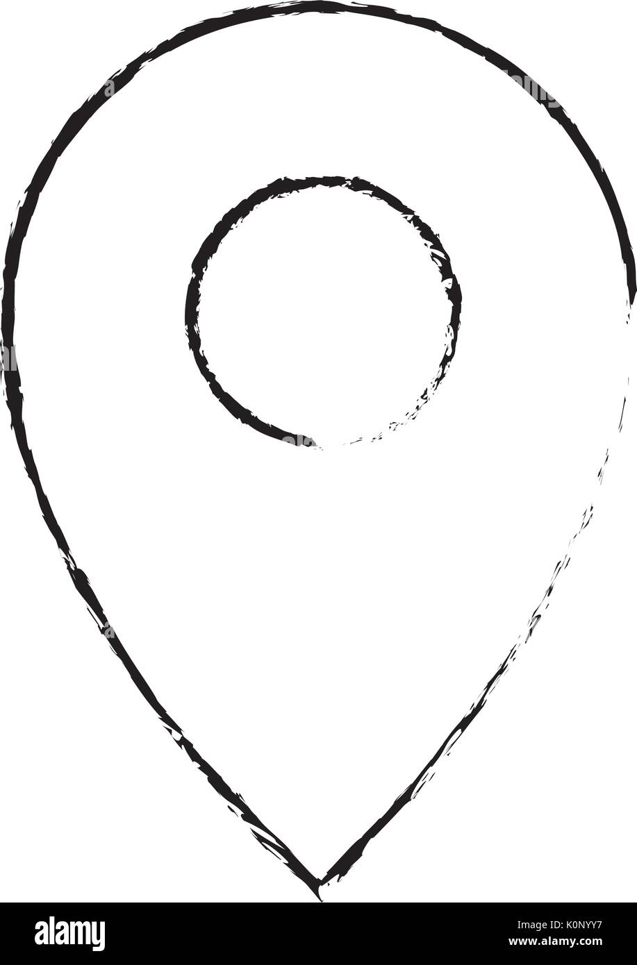 figure location symbol to destination geography map Stock Vector Image ...