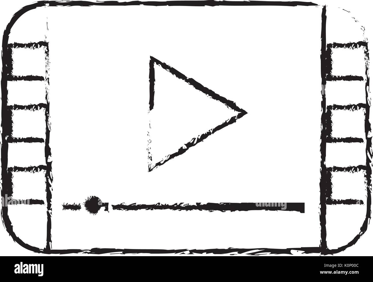 figure video digital play media screen Stock Vector Image & Art - Alamy