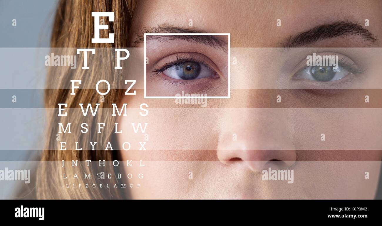 Eye test chart cut out hi-res stock photography and images - Alamy