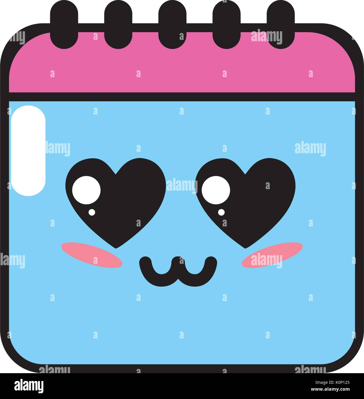 kawaii cute tender calendar date Stock Vector Image & Art - Alamy