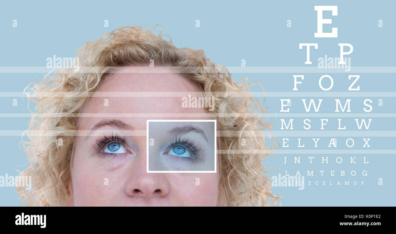 Eye test chart cut out hi-res stock photography and images - Alamy