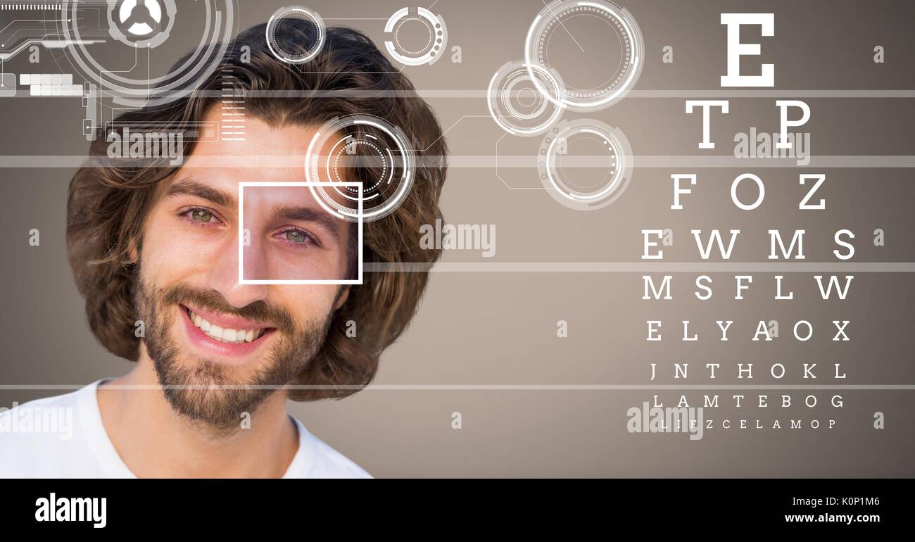 Eye test horizontal lines hi-res stock photography and images - Alamy