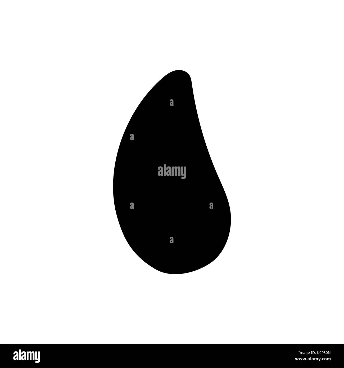 Mussel mollusc black silhouette aquatic animal. Vector Illustrator ...